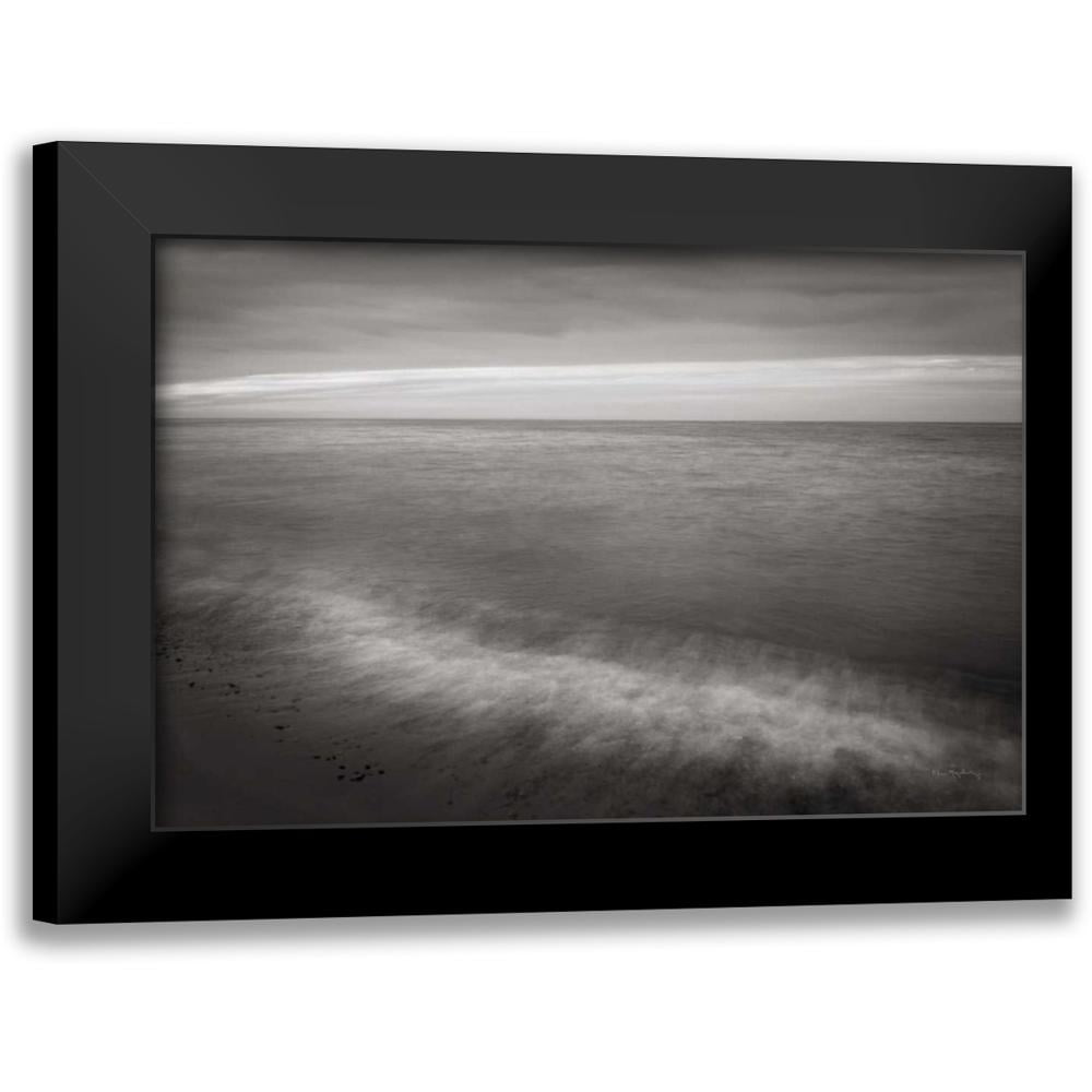 Majchrowicz, Alan 18x13 Black Modern Framed Museum Art Print Titled - Lake Superior Beach I BW ...