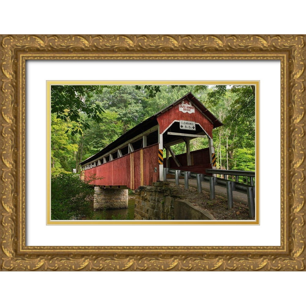 Majchrowicz, Alan 24x17 Gold Ornate Wood Framed with Double Matting ...