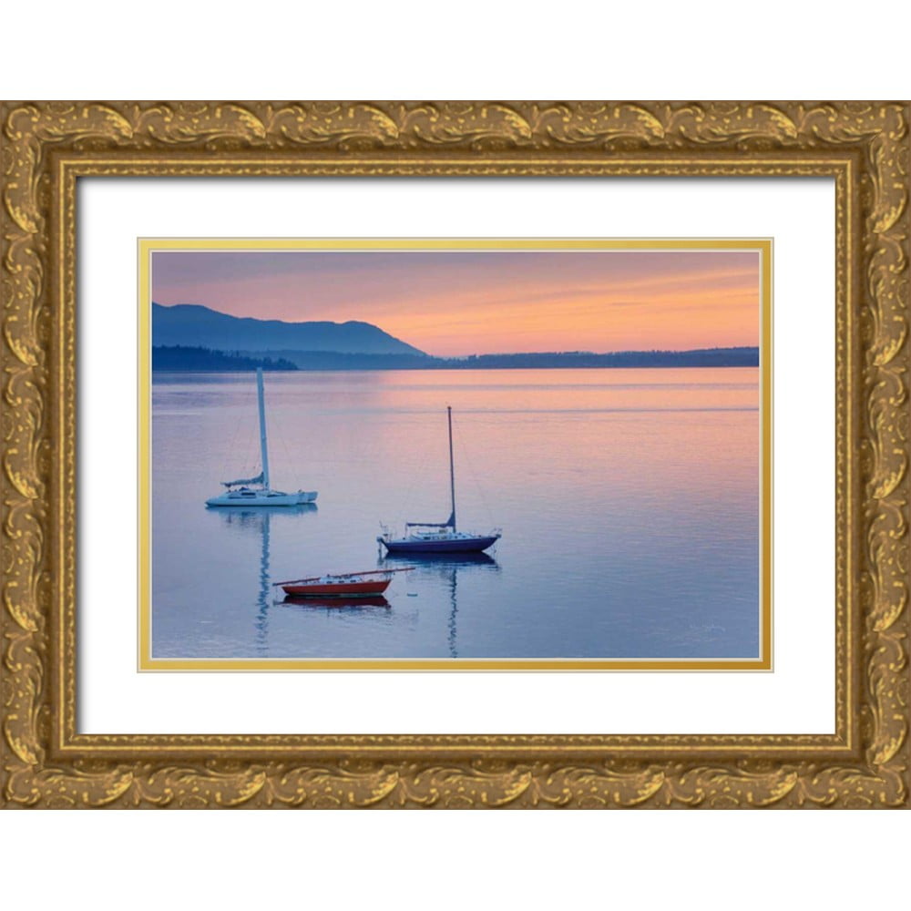 Majchrowicz, Alan 24x17 Gold Ornate Wood Framed with Double Matting ...