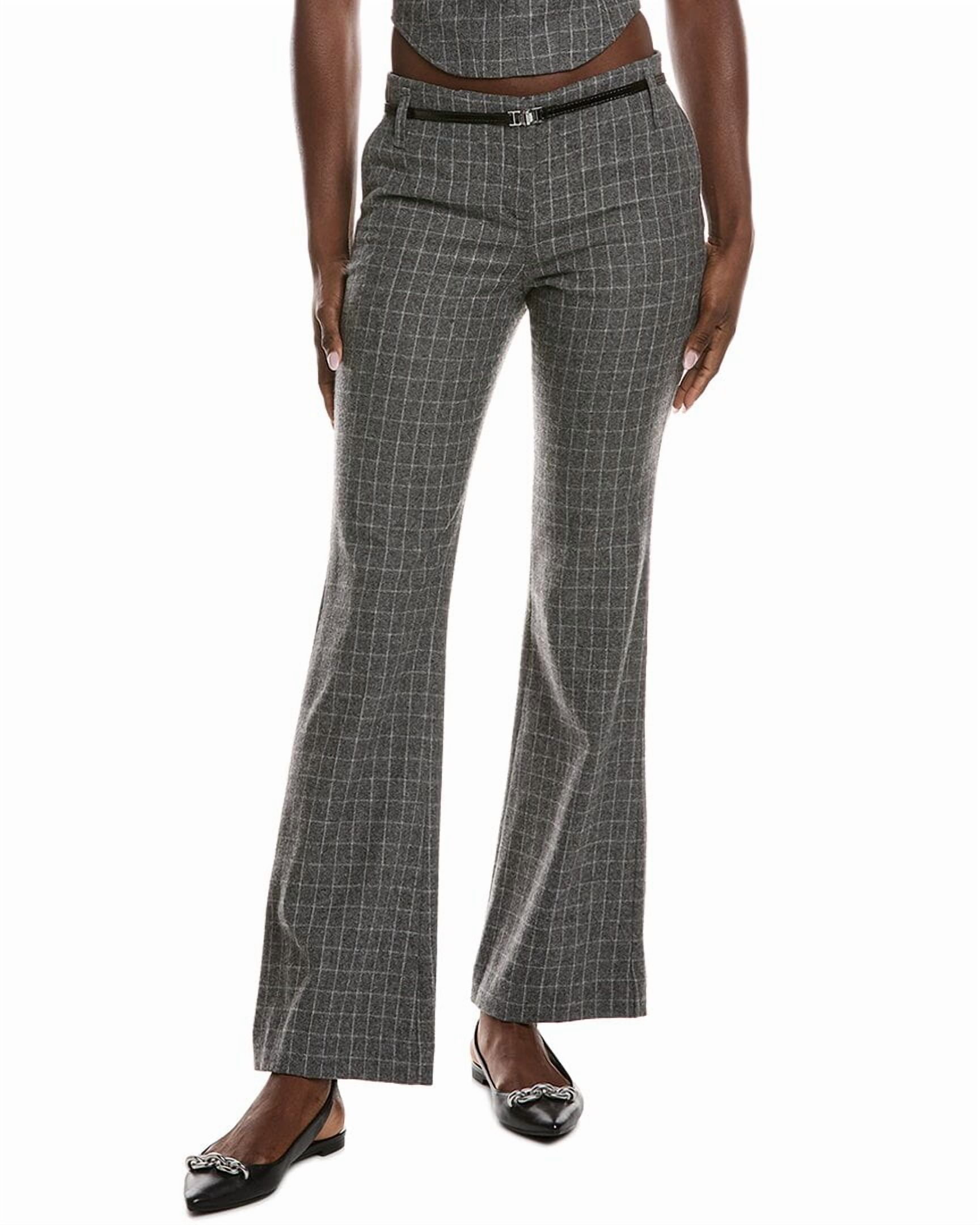 Maje womens Woven Trouser, 34, Gray - Walmart.com