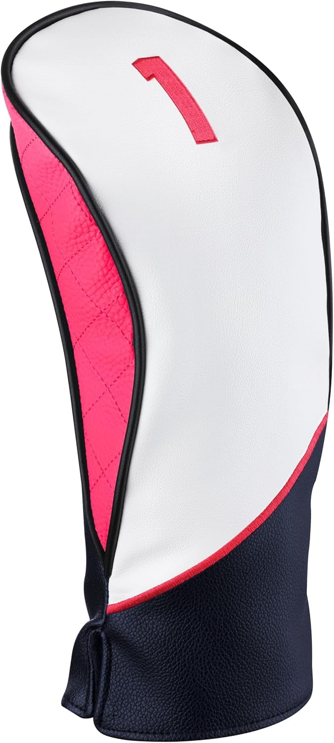 Majek #1 Driver Golf Premium Protective Navy Blue Pink White and Black ...
