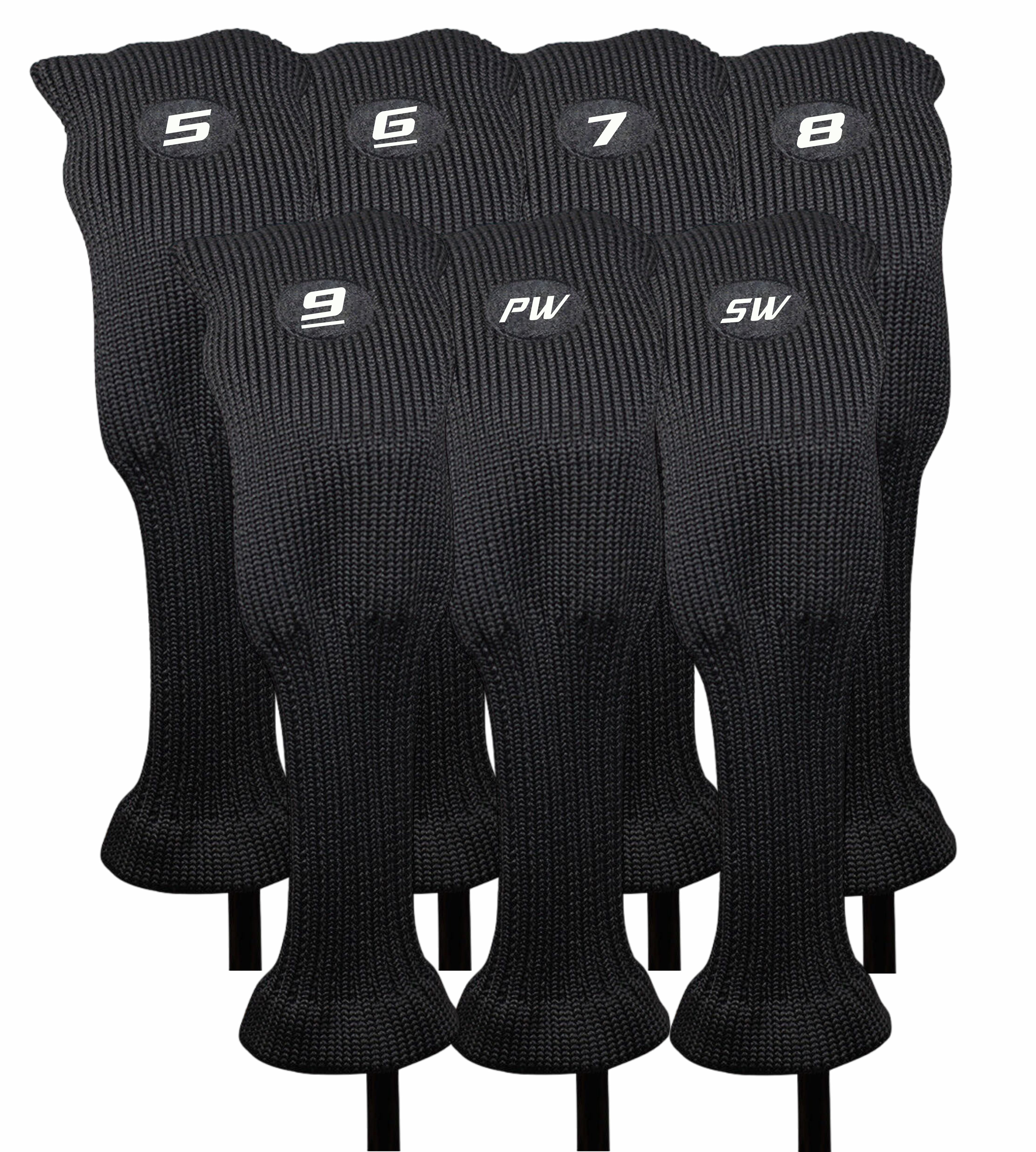 Majek All Hybrid Head Cover Golf Club Black Sleek Tight Fit Headcover ...