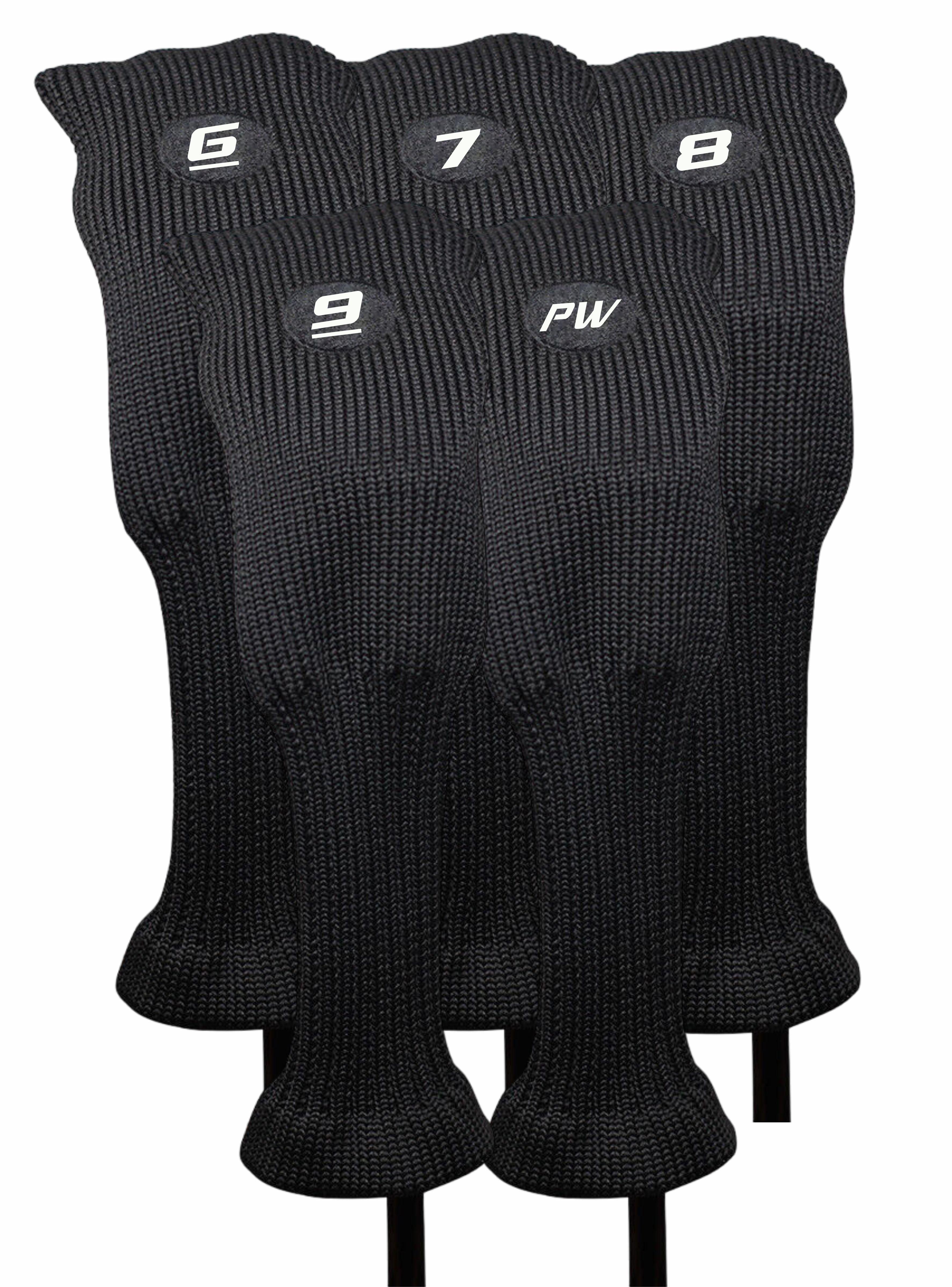 Majek All Hybrid Head Cover Golf Club Black Sleek Tight Fit Headcover ...