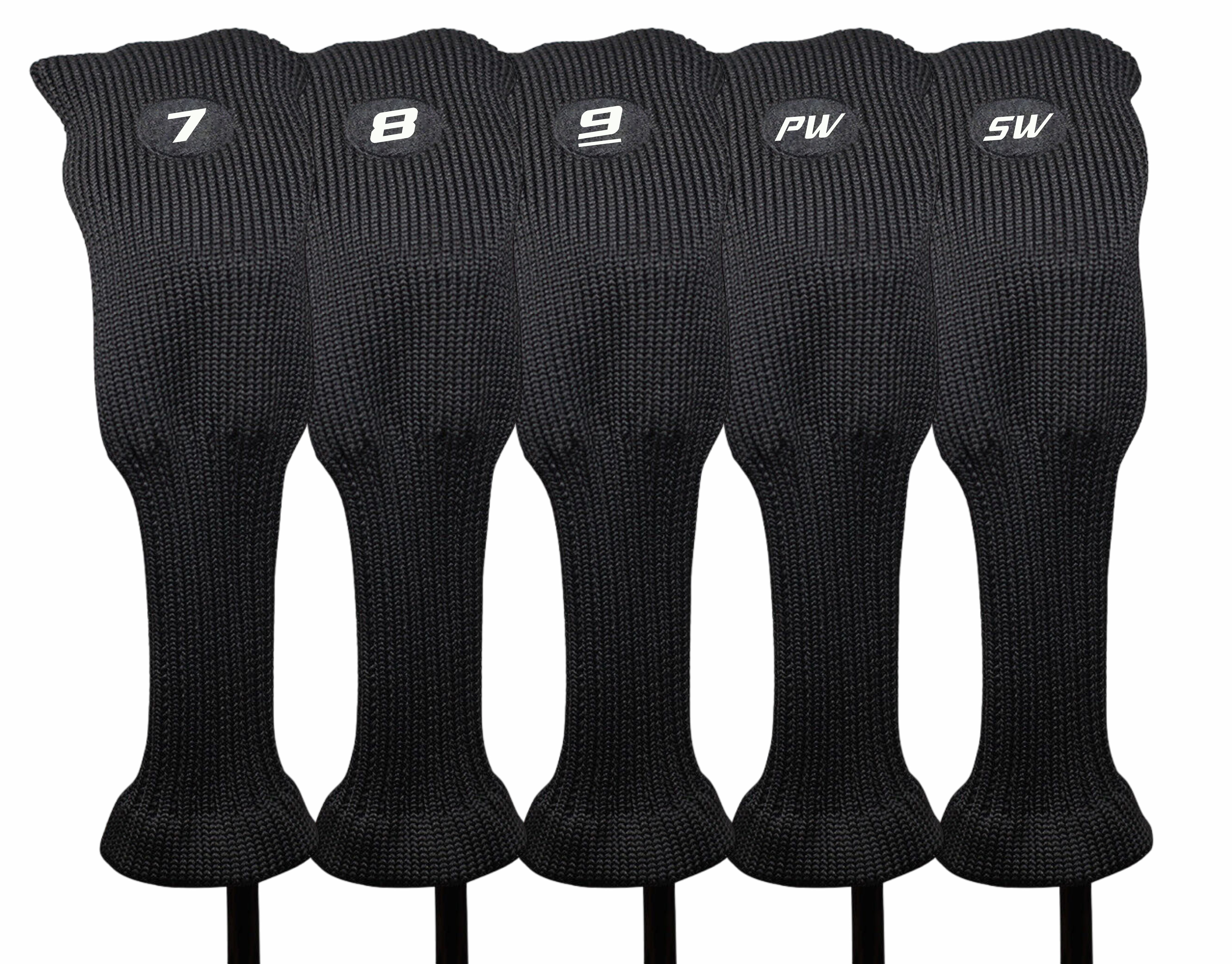 Majek All Hybrid Head Cover Golf Club Black Sleek Tight Fit Headcover ...