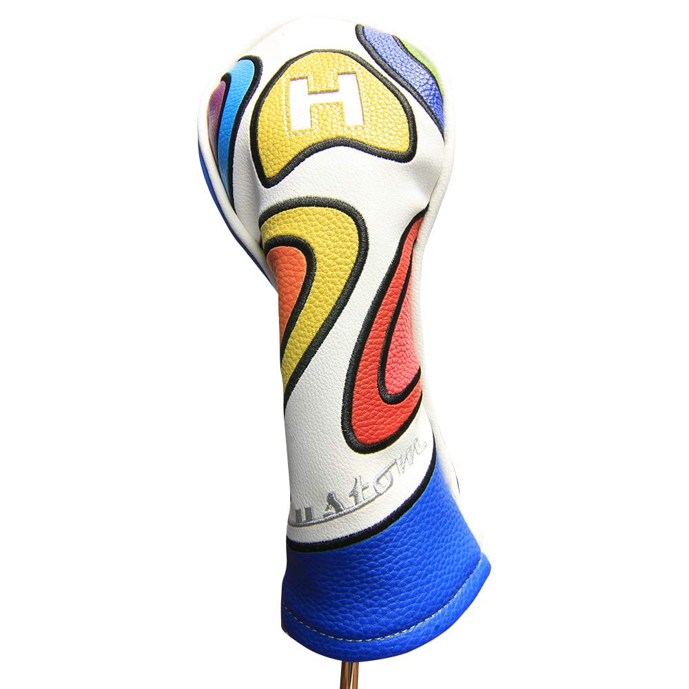 Majek Retro Golf Headcover Limited Edition Vintage Leather Style ...