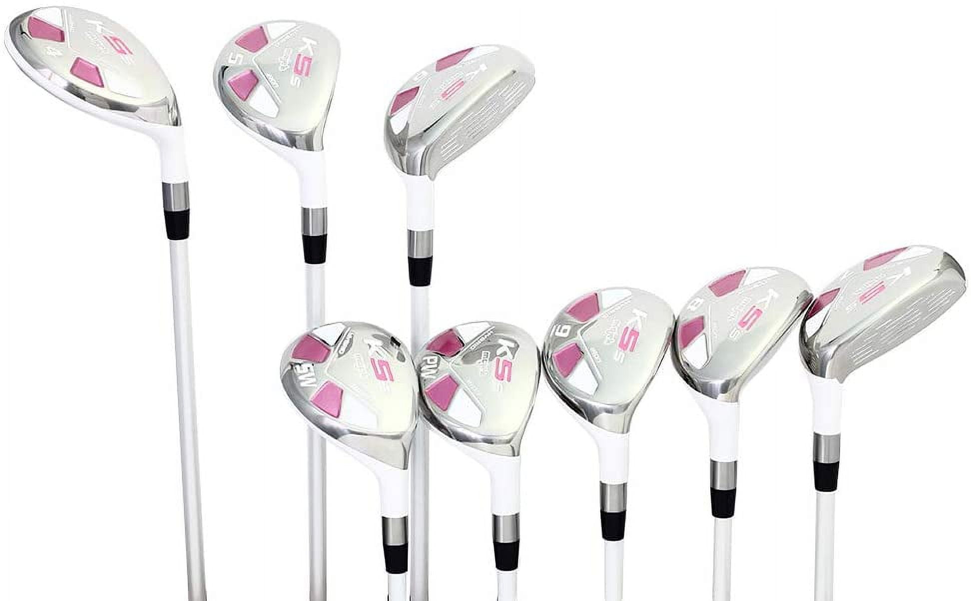 Majek White Pearl Petite Ladies Golf Hybrids Irons Set New Petite Women Best All True Hybrid ...