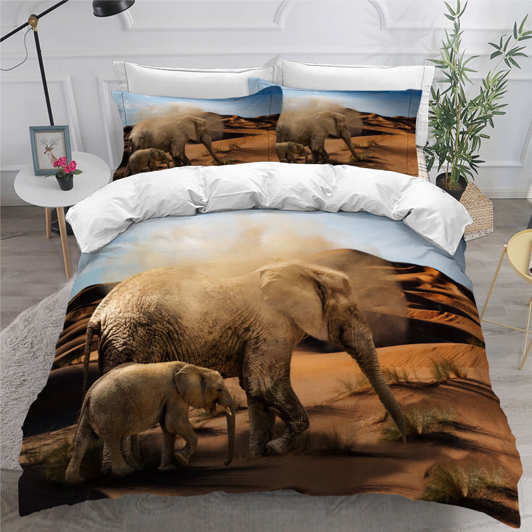 Majestic African Elephant Bedding Set Transform Your Bedroom into a ...