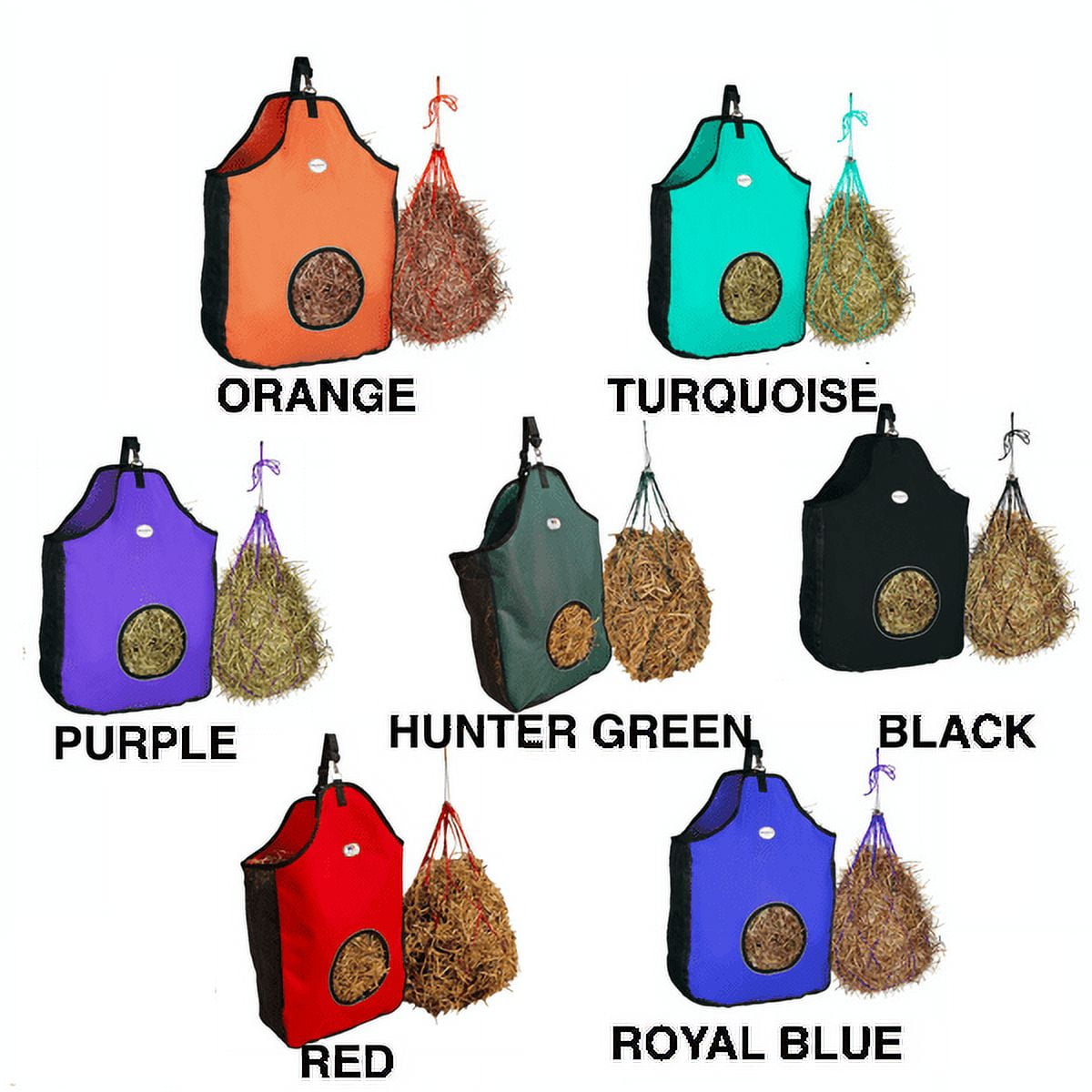 Majestic Ally 1200D Hay Feeder Tote Bag for Horses & Sheep - Premium ...