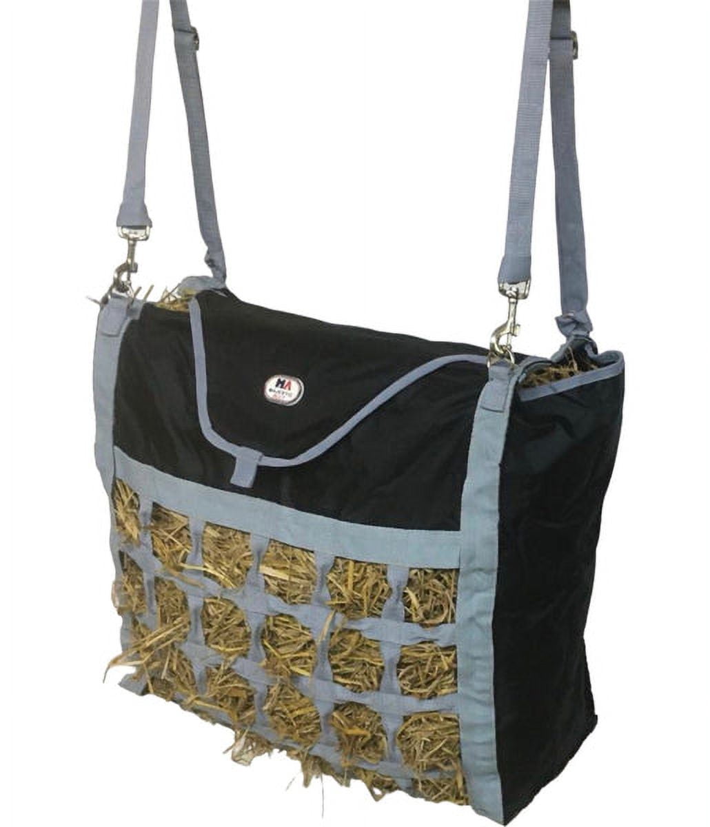 Majestic Ally Double Sided Slow Feed Hay Bag for Horses and Livestock ...