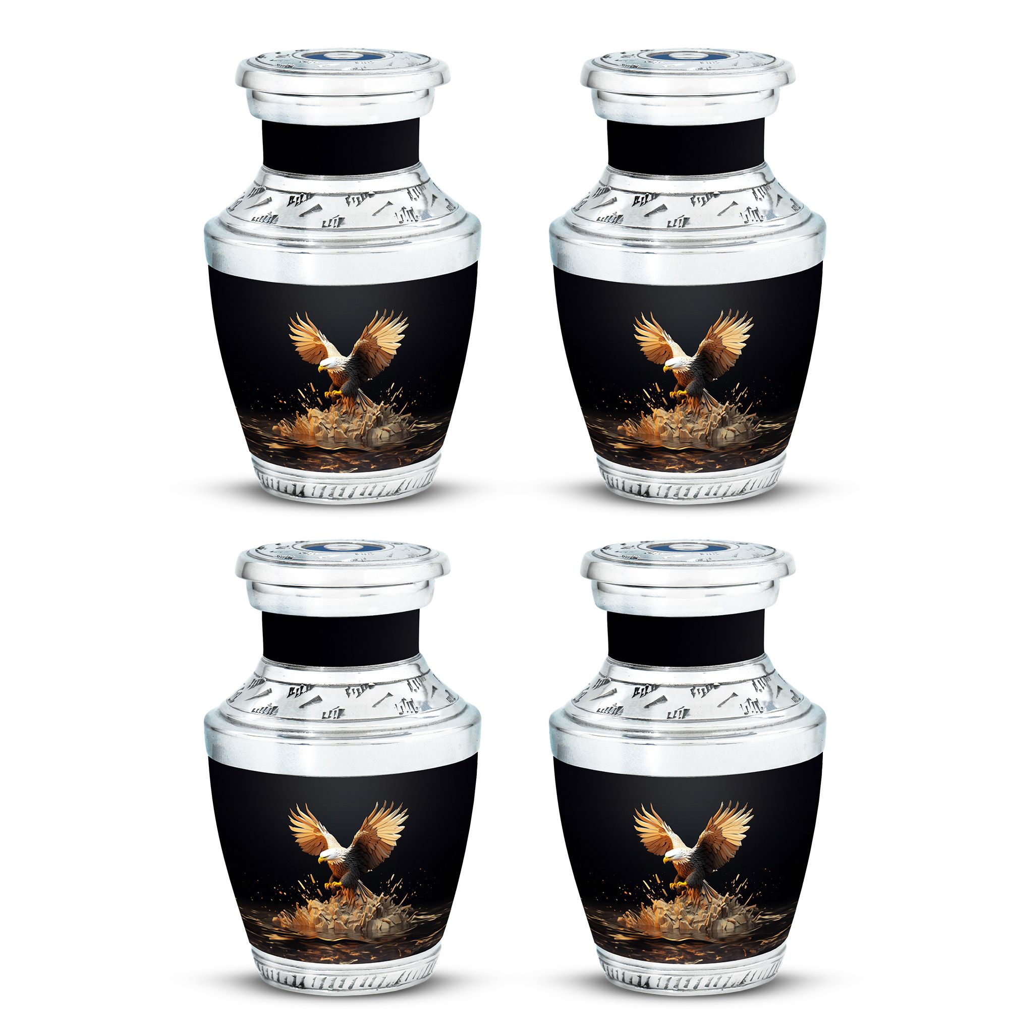 Majestic Bald Eagle Urn For Ashes, Bald Eagle-Themed Memorial Urns For ...