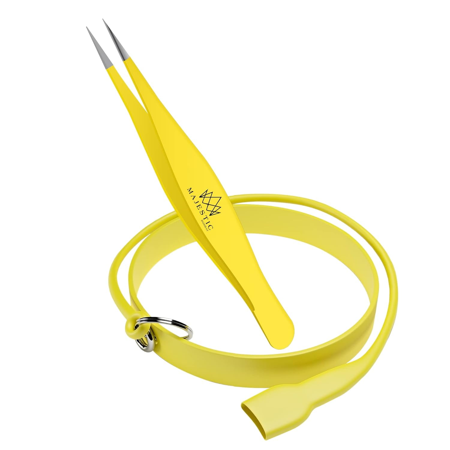 Majestic Bombay Fine Point Tweezers for Ingrown Hair Removal Needle ...