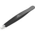 Majestic Bombay Stainless Steel Slant Tweezers for Women and Men, Black ...