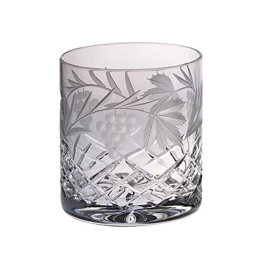 Majestic Crystal Grape 14 oz. Crystal Whiskey Glass (Set of 4 ...
