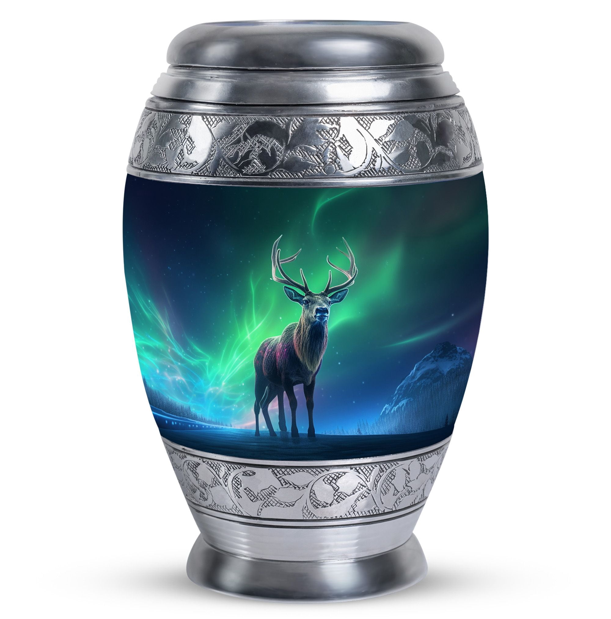 Majestic Deer Cremation Urn For Human Ashes, Burial Urns For Adult ...