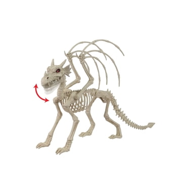 Large Life-Size Halloween Dragon Skeleton Decoration Prop - Home Decor ...