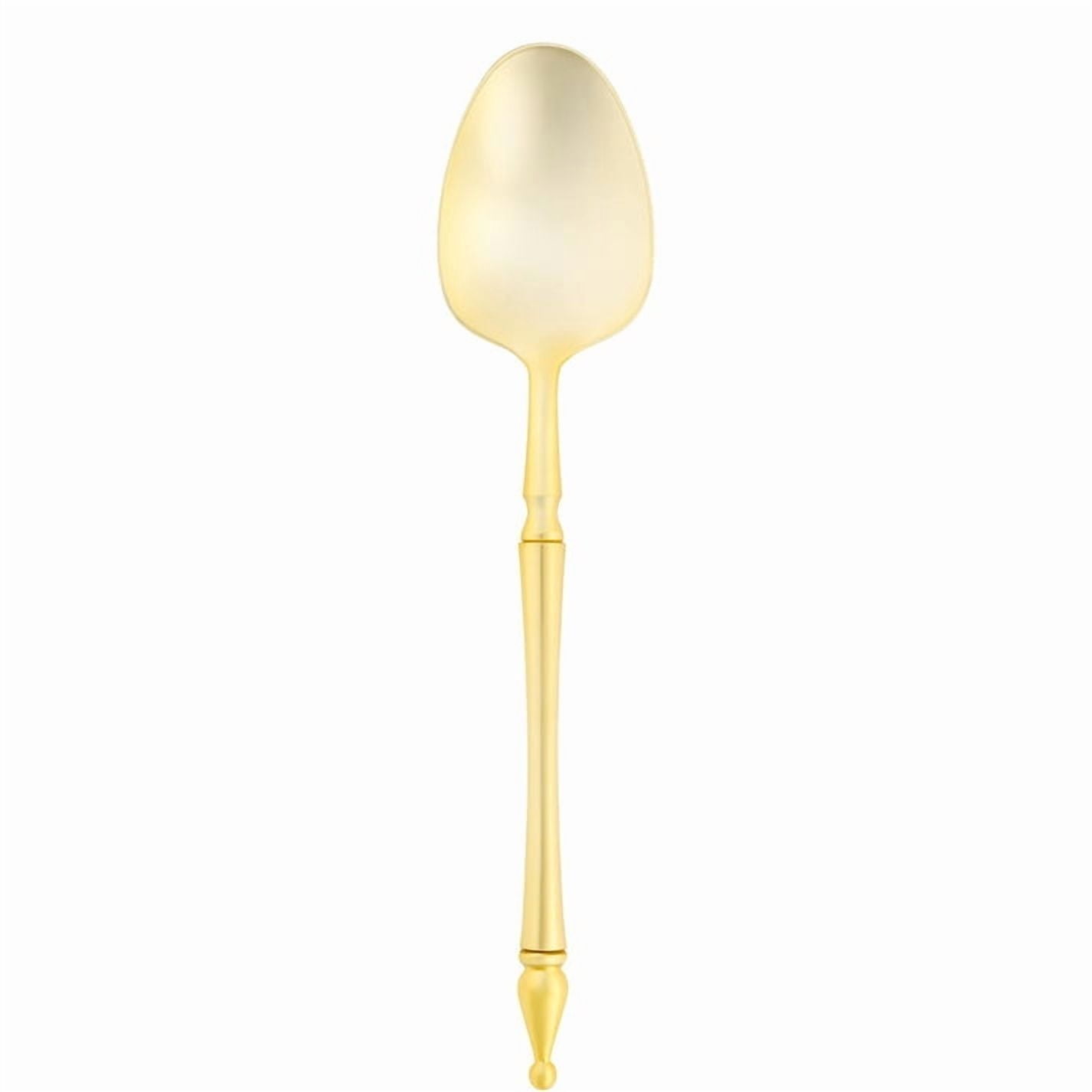 Majestic Flatware Plastic Gold Soup Spoons:20CT - Walmart.com