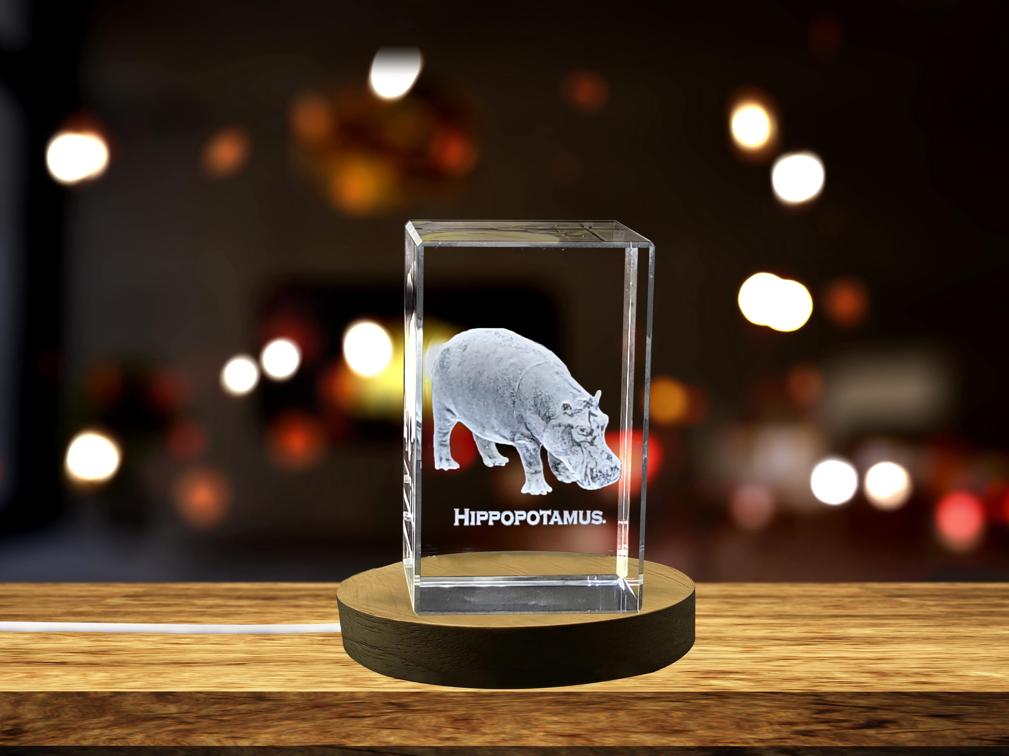 Majestic Hippo Crystal Carvings | Exquisite Gems Etched with Powerful ...