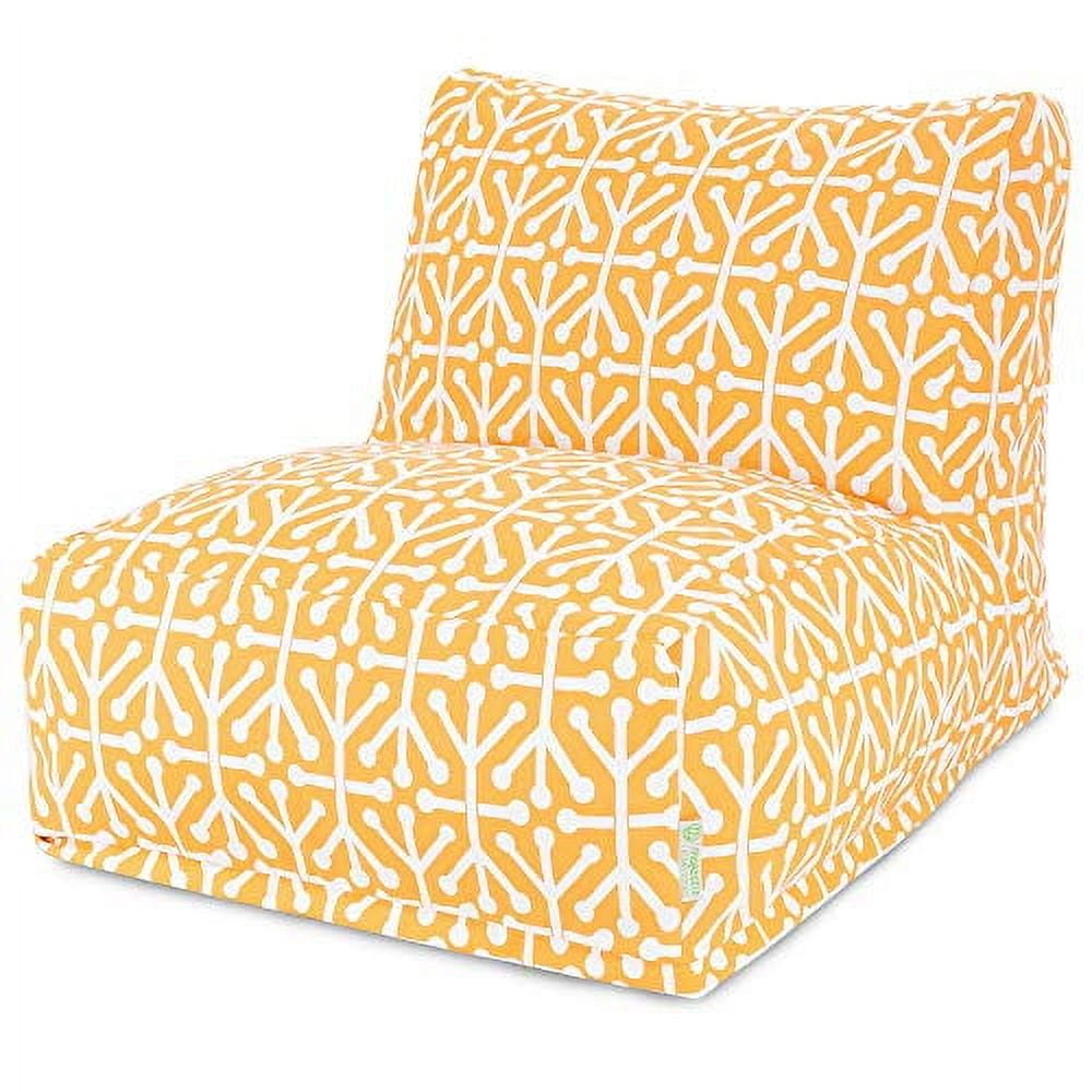 Majestic Home Goods Aruba Bean Bag Chair Lounger, Citrus - Walmart.com
