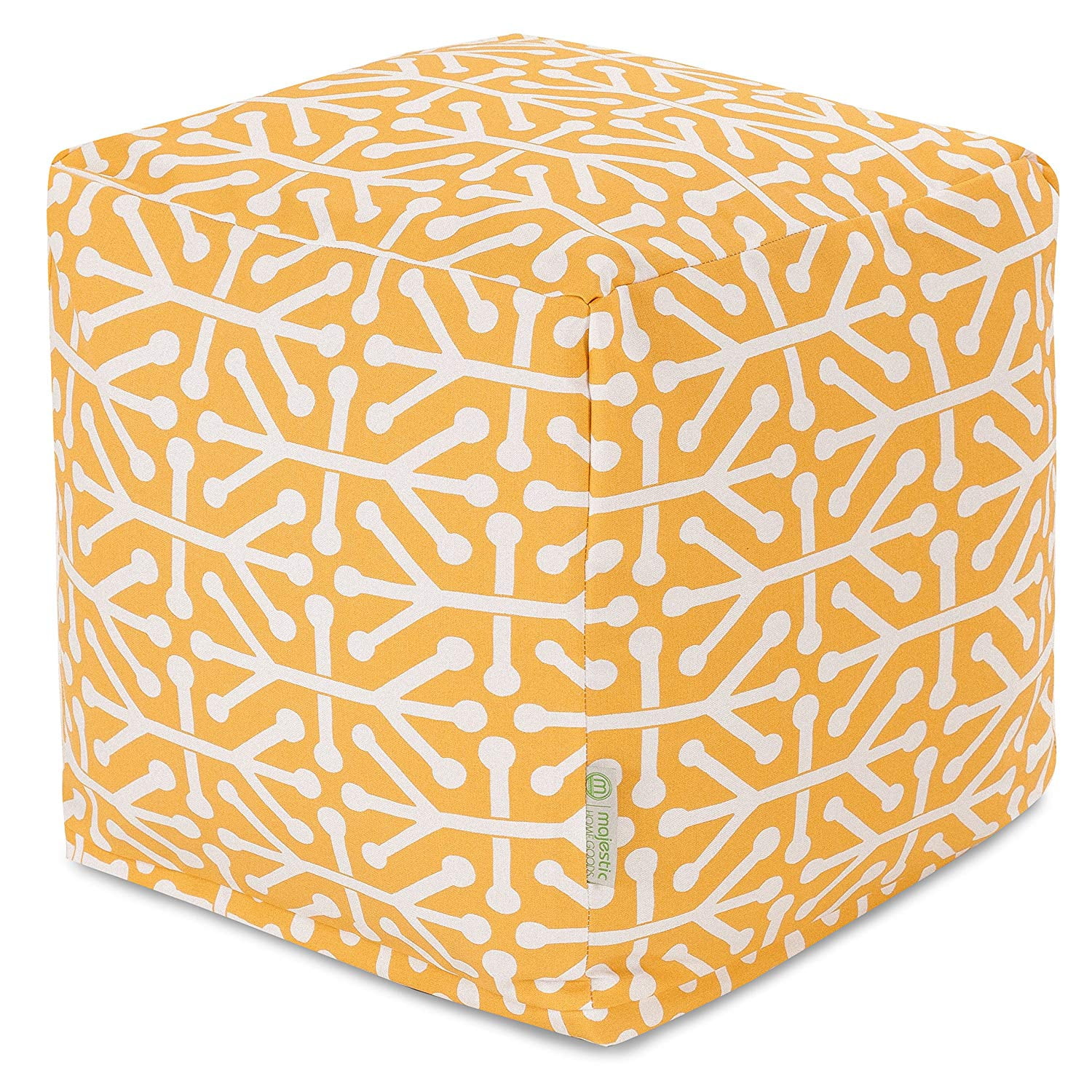 Majestic Home Goods Aruba Bean Bag Pouf Cube, Indoor/Outdoor - Walmart.com