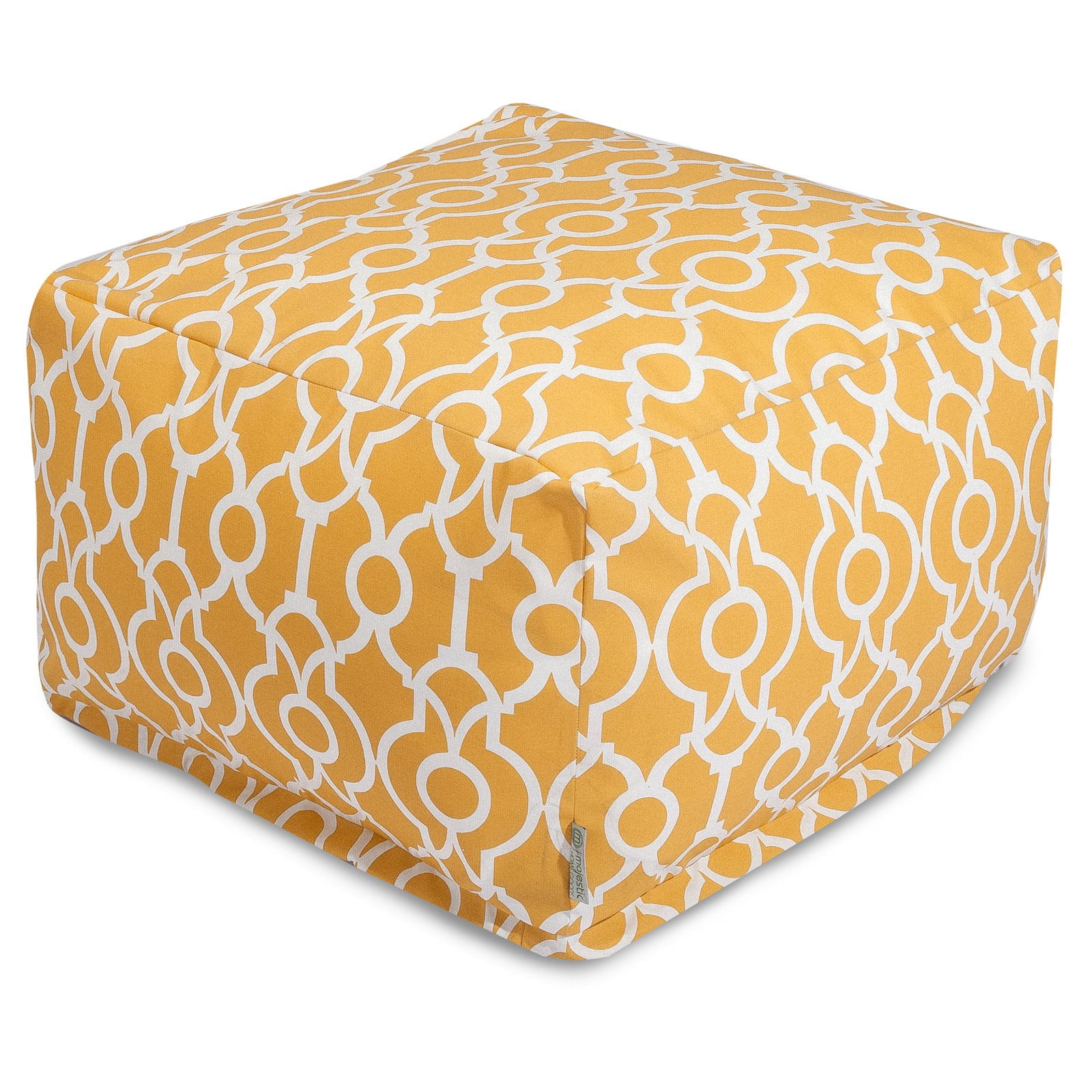 Majestic Home Goods Athens Indoor / Outdoor Fabric Ottoman - Walmart.com
