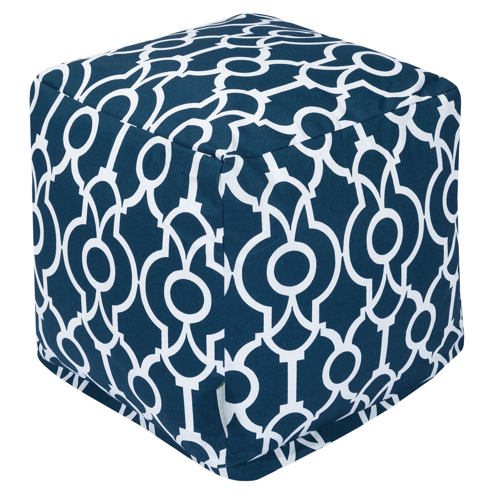 Majestic Home Goods Athens Indoor/Outdoor Ottoman Pouf Cube - Walmart.com