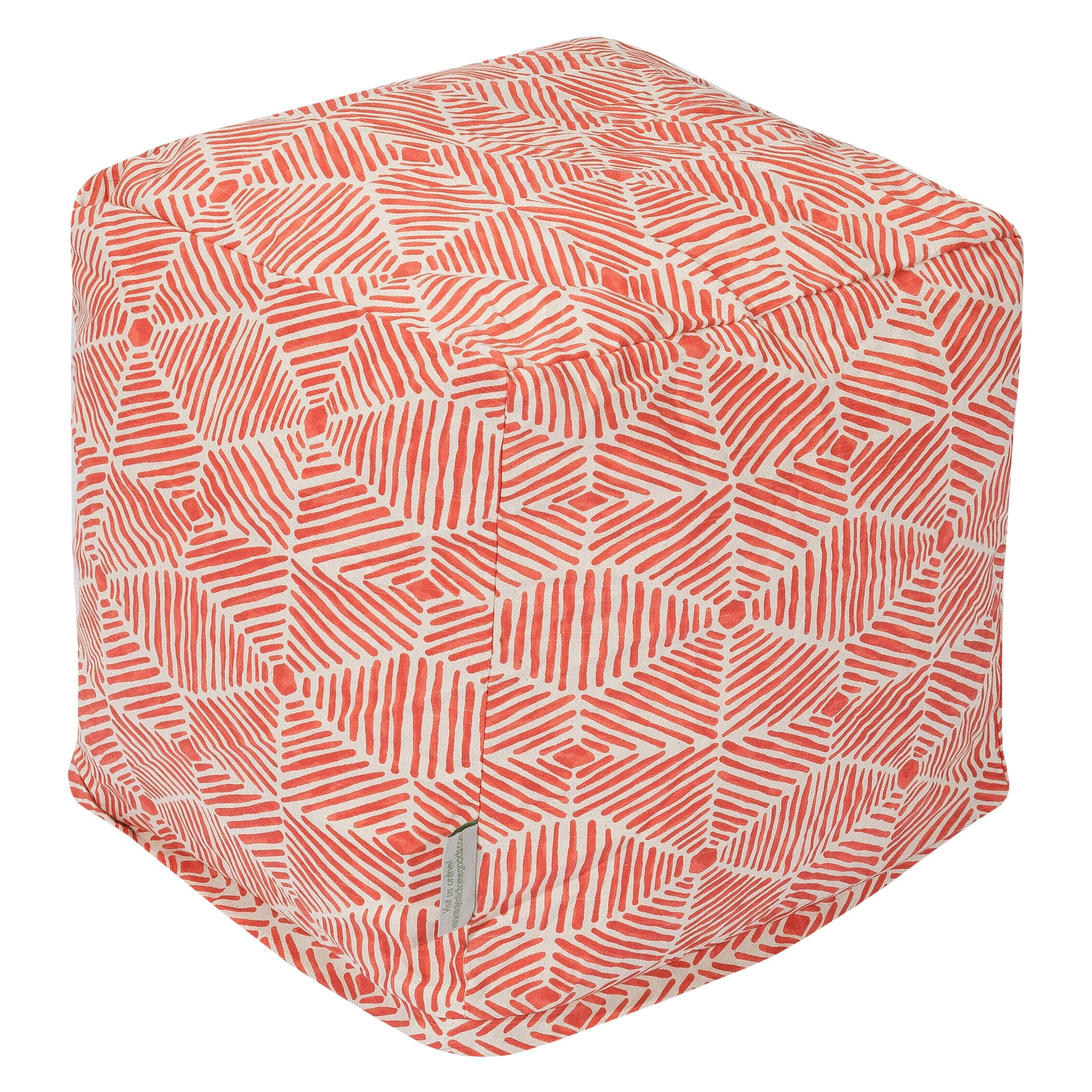 Majestic Home Goods Charlie Indoor Ottoman Pouf Cube - Walmart.com