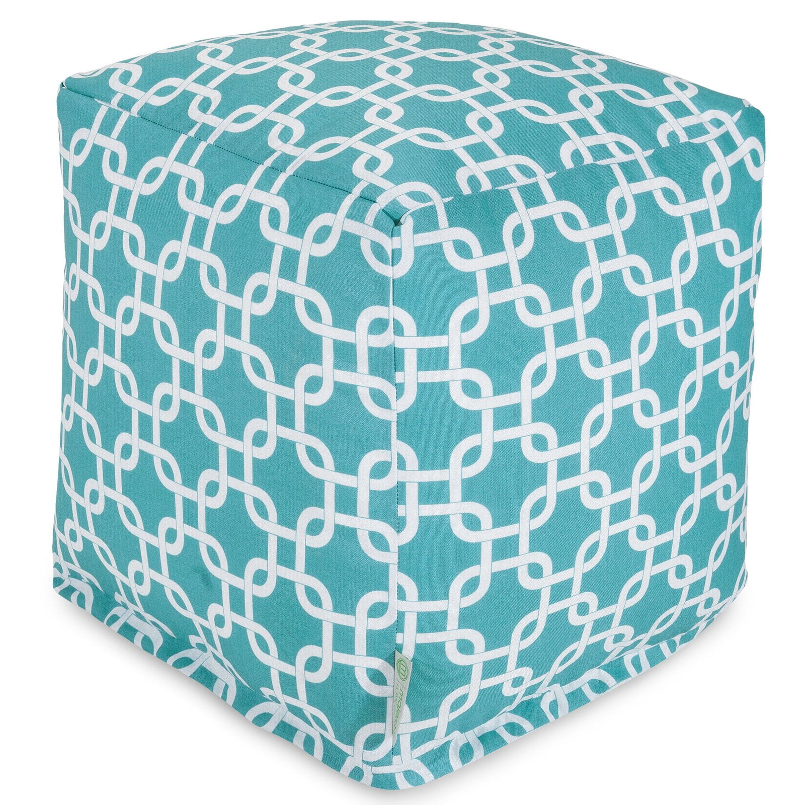 Majestic Home Goods Links Indoor/Outdoor Bean Bag Cube, Multiple Colors ...