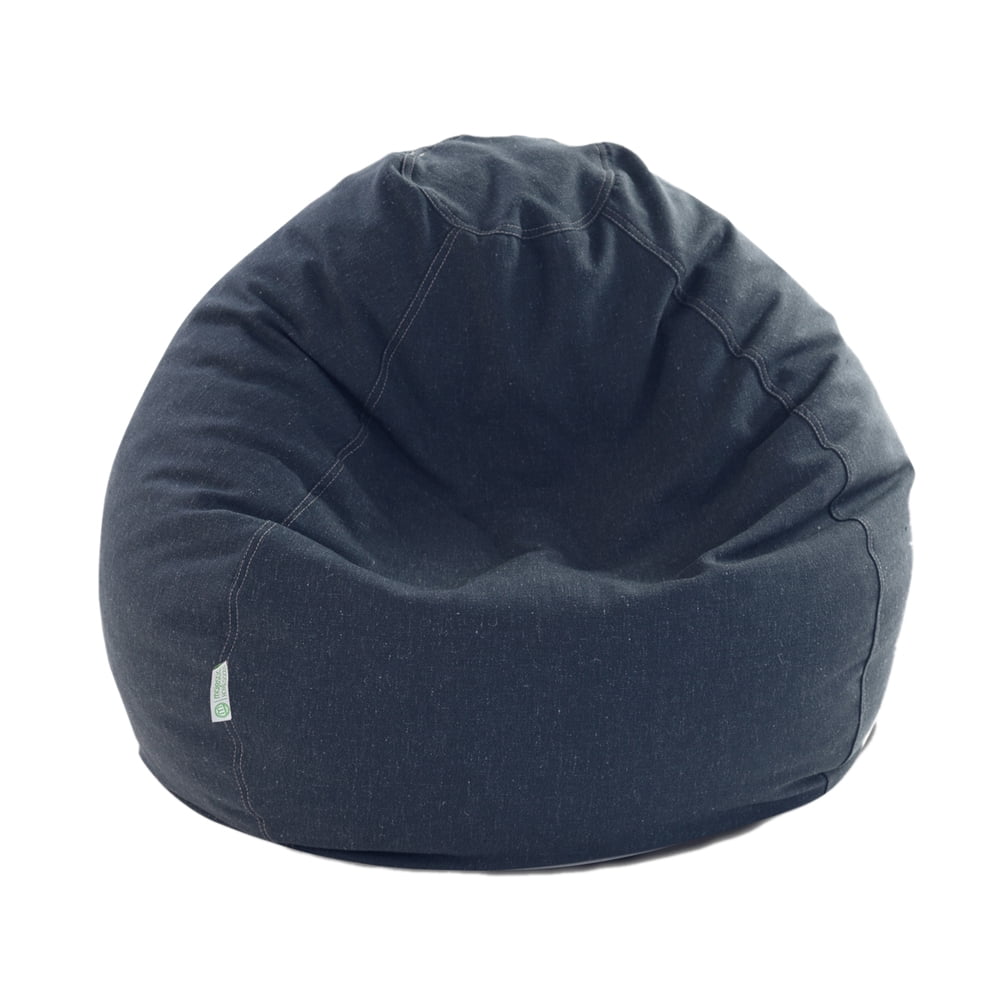 Majestic Home Goods Navy Wales Small Classic Bean Bag - Walmart.com