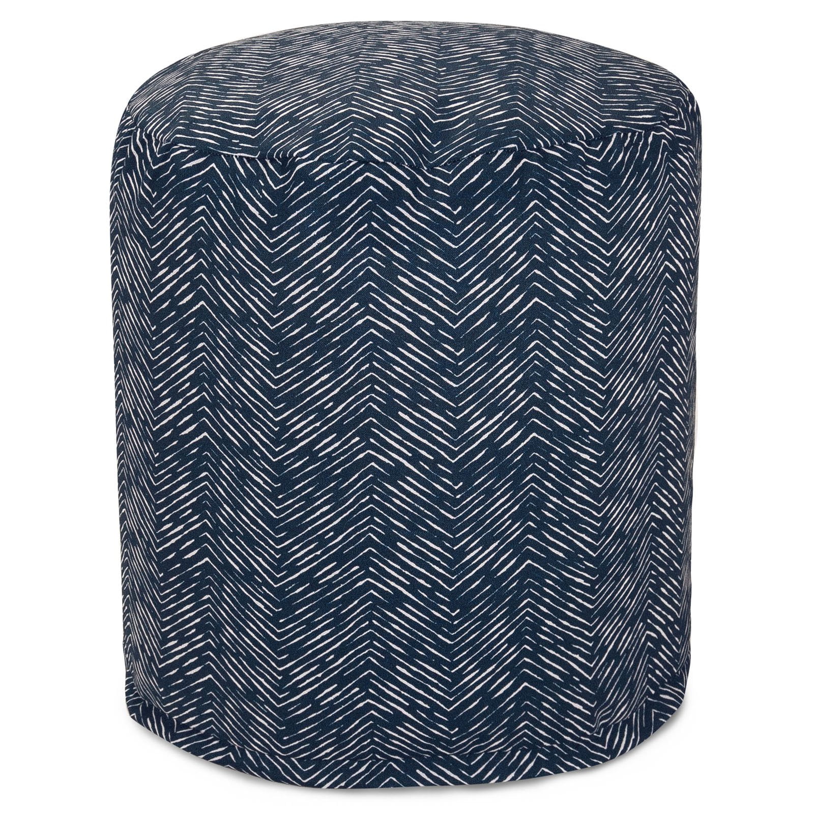 Majestic Home Goods SouthWest Indoor / Outdoor Fabric Pouf - Walmart.com
