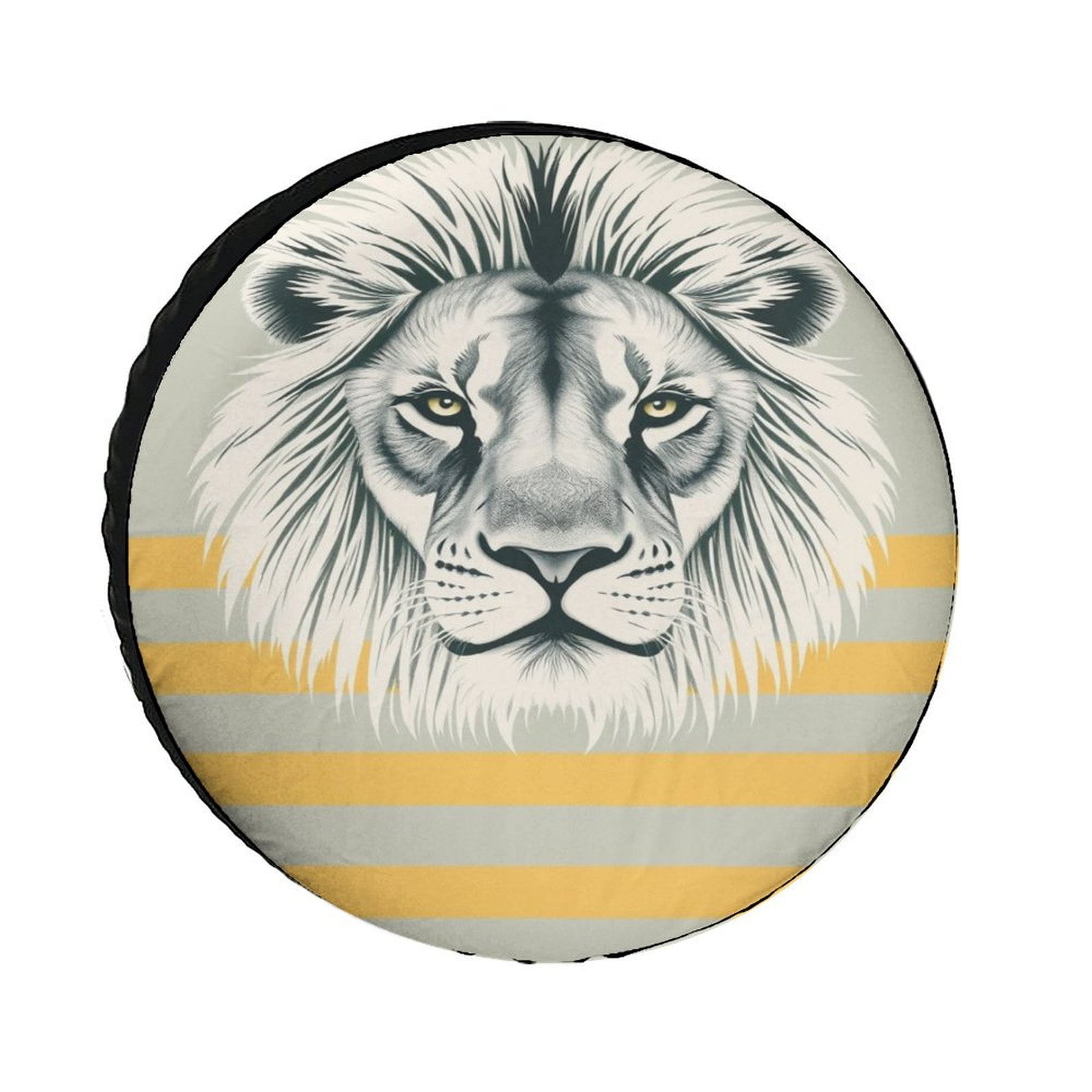 Majestic Lion Portrait Spare Tire Cover Universal Wheel Tire Protectors ...