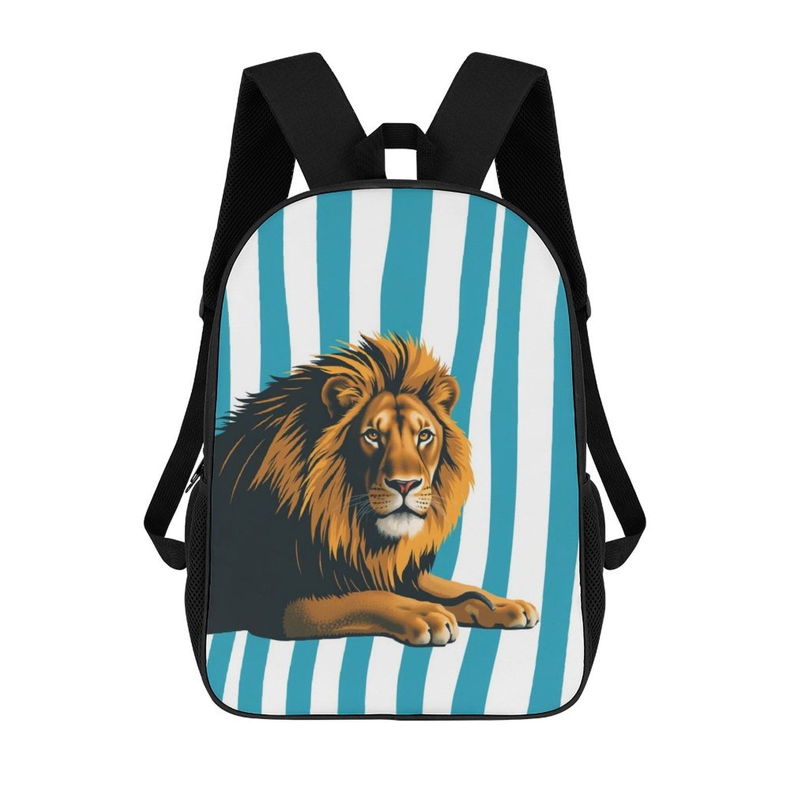 Majestic Lion Stripes Background Backpacks For Teenagers Backpacks 17 ...