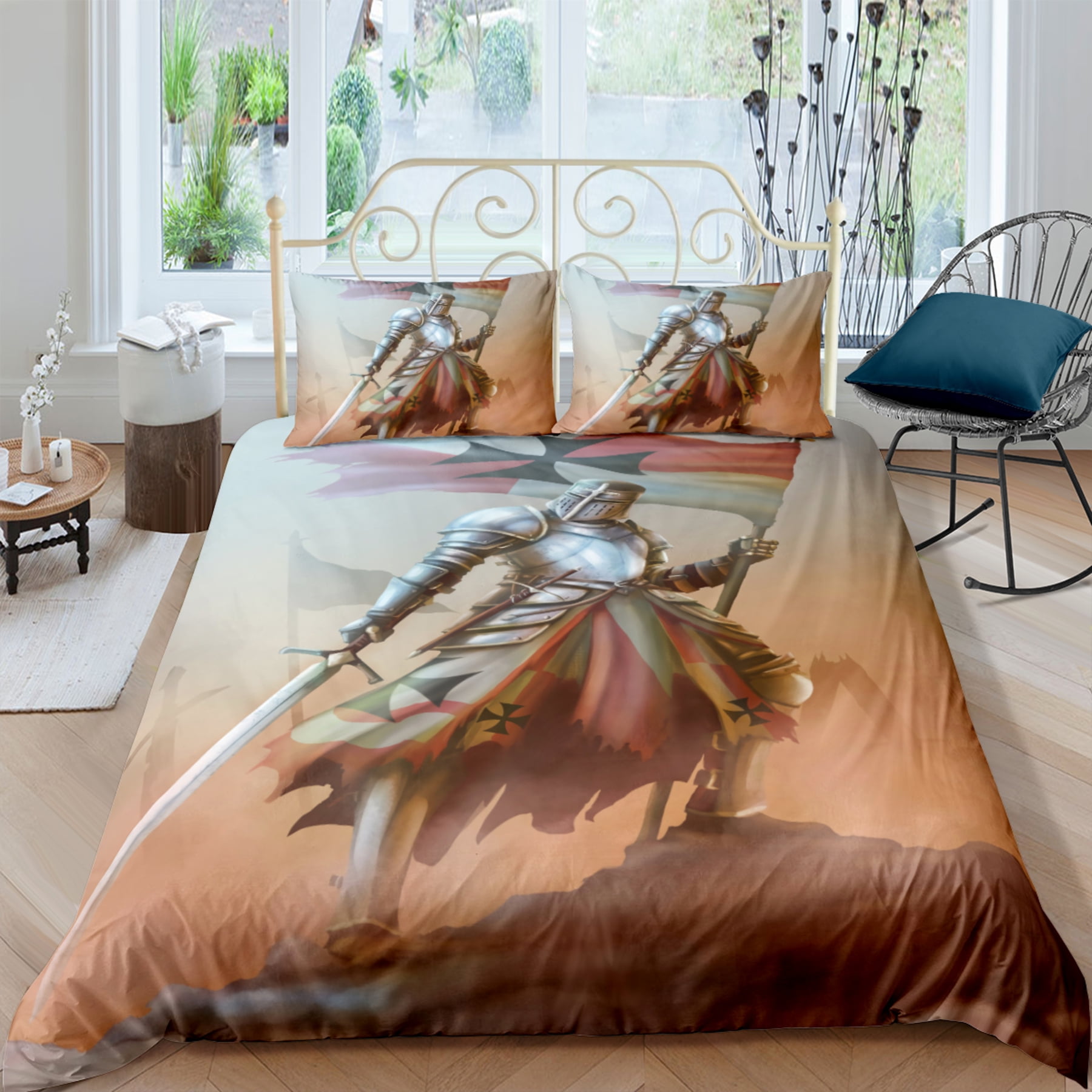 Majestic Medieval Bedding Set Shining & Long Design Perfect for Fantasy ...