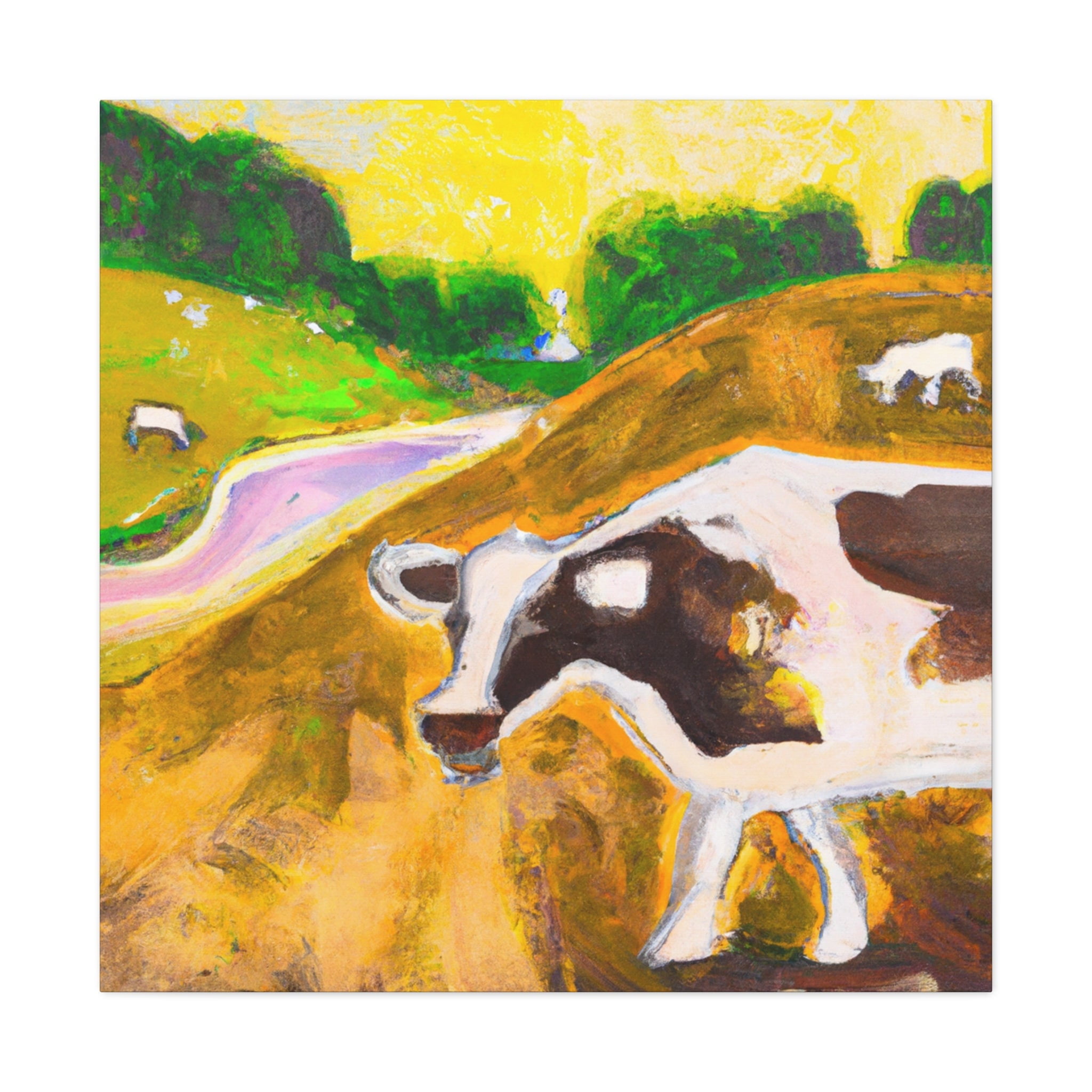 Majestic Milky Mooing - Canvas - Walmart.com