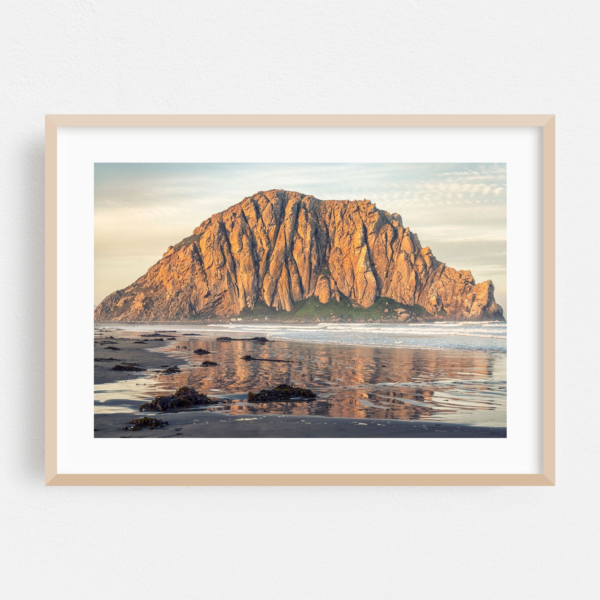 Majestic Mirror - Morro Rock - Morro Bay California Photography Coastal Beach Mountain Ocean ...
