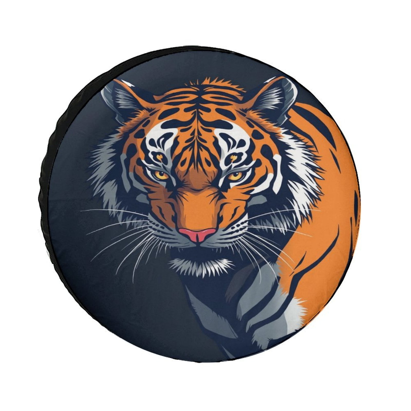 Majestic Orange Tiger Portrait Spare Tire Cover Universal Waterproof ...