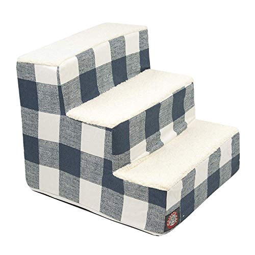 Majestic Pet Portable Pet Stairs | Soft Sherpa Steps Foam Feeling ...