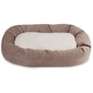 Majestic Pet Sherpa Fusion Bagel Pet Bed for Dogs, Calming Dog Bed ...