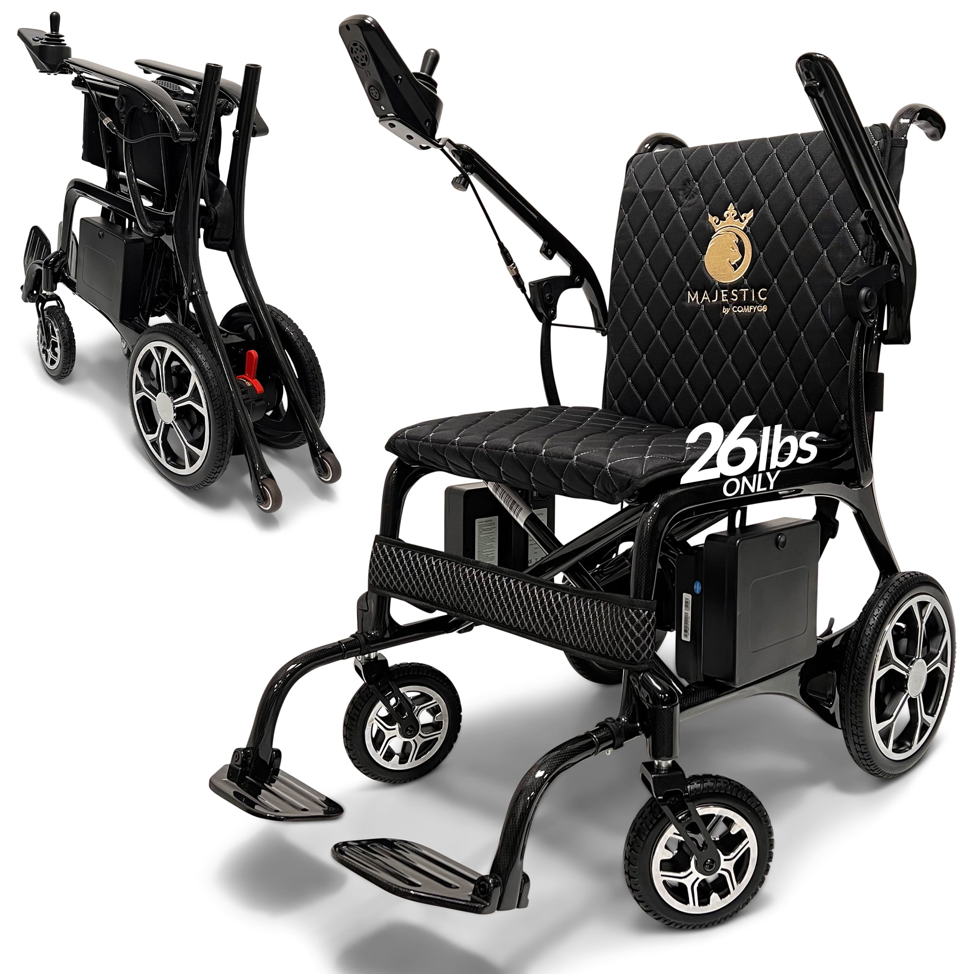 Majestic Phoenix Ultralight Electric Wheelchairs for Adults,Carbon ...