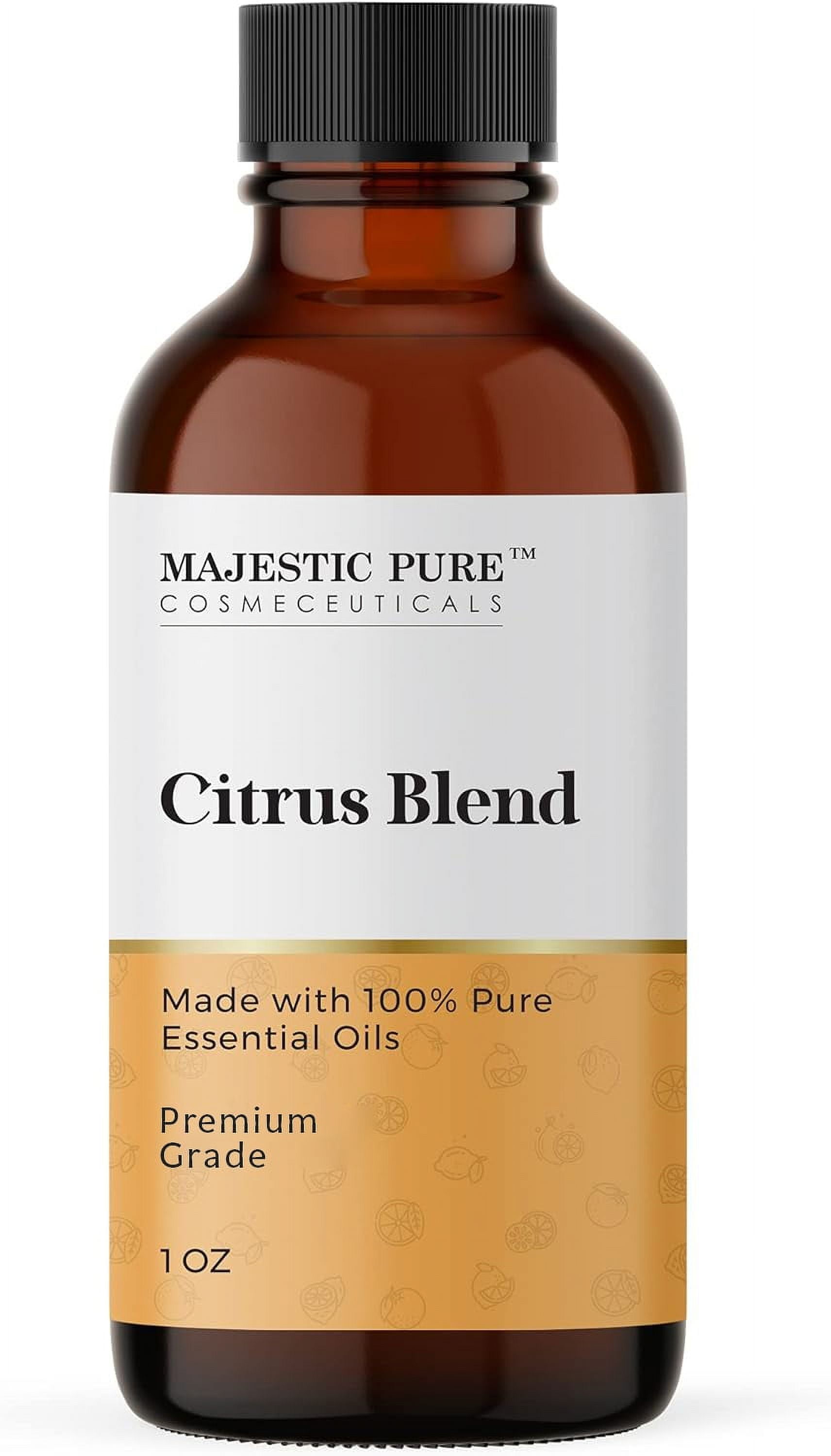 Majestic Pure Citrus Essential Oil Blend for Diffusers, 100% Natural ...