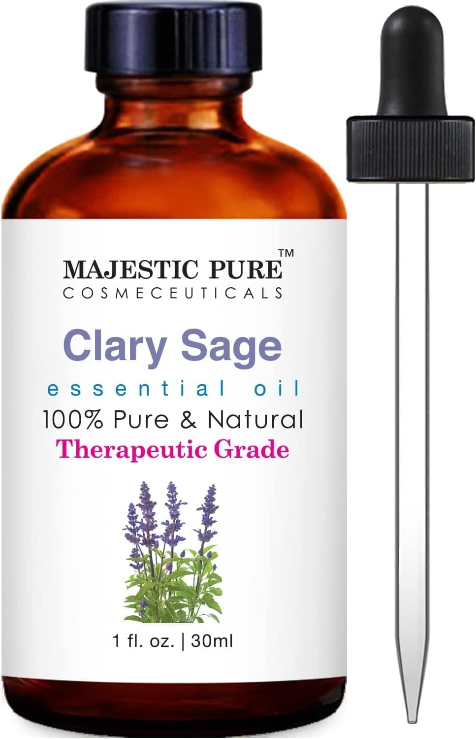 Majestic Pure Clary Sage Essential Oil for Diffuser, Frankincense Blend ...