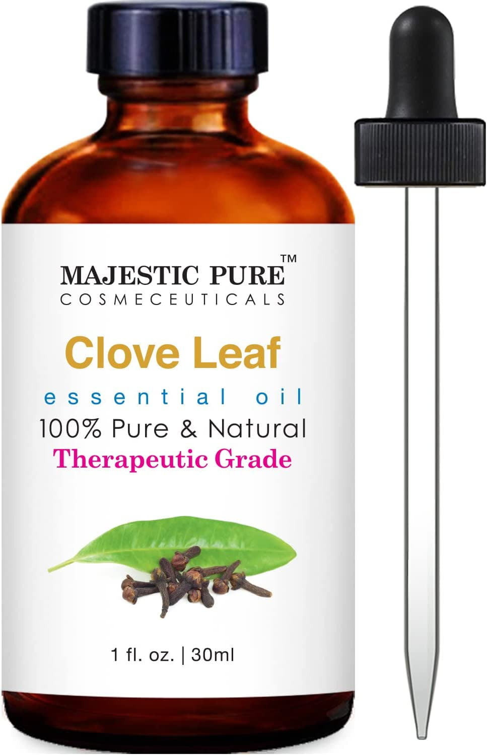 Majestic Pure Clove Essential Oil, Pure and Natural, 1 fl oz - Walmart.com