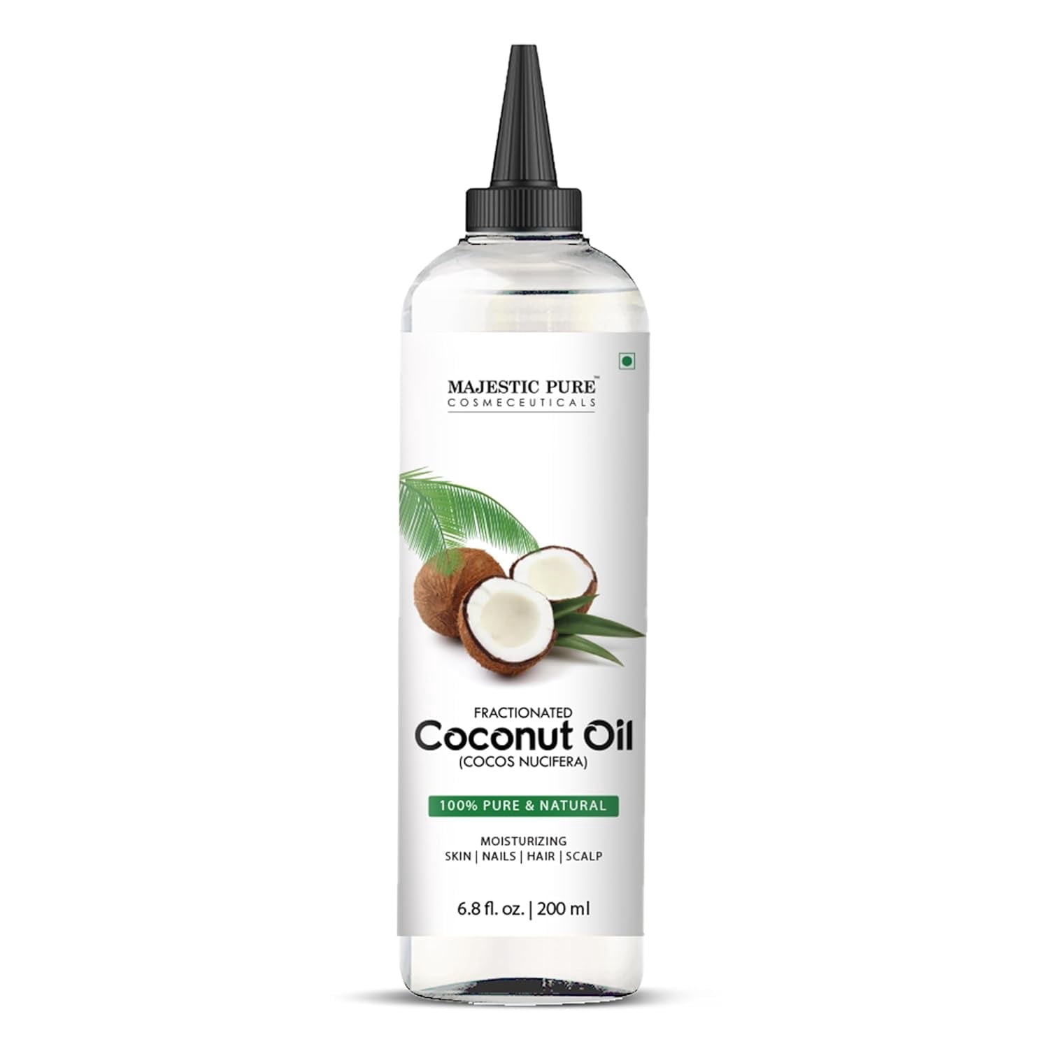 Majestic Pure Fractionated Coconut Oil - Relaxing Massage Oil, Liquid ...