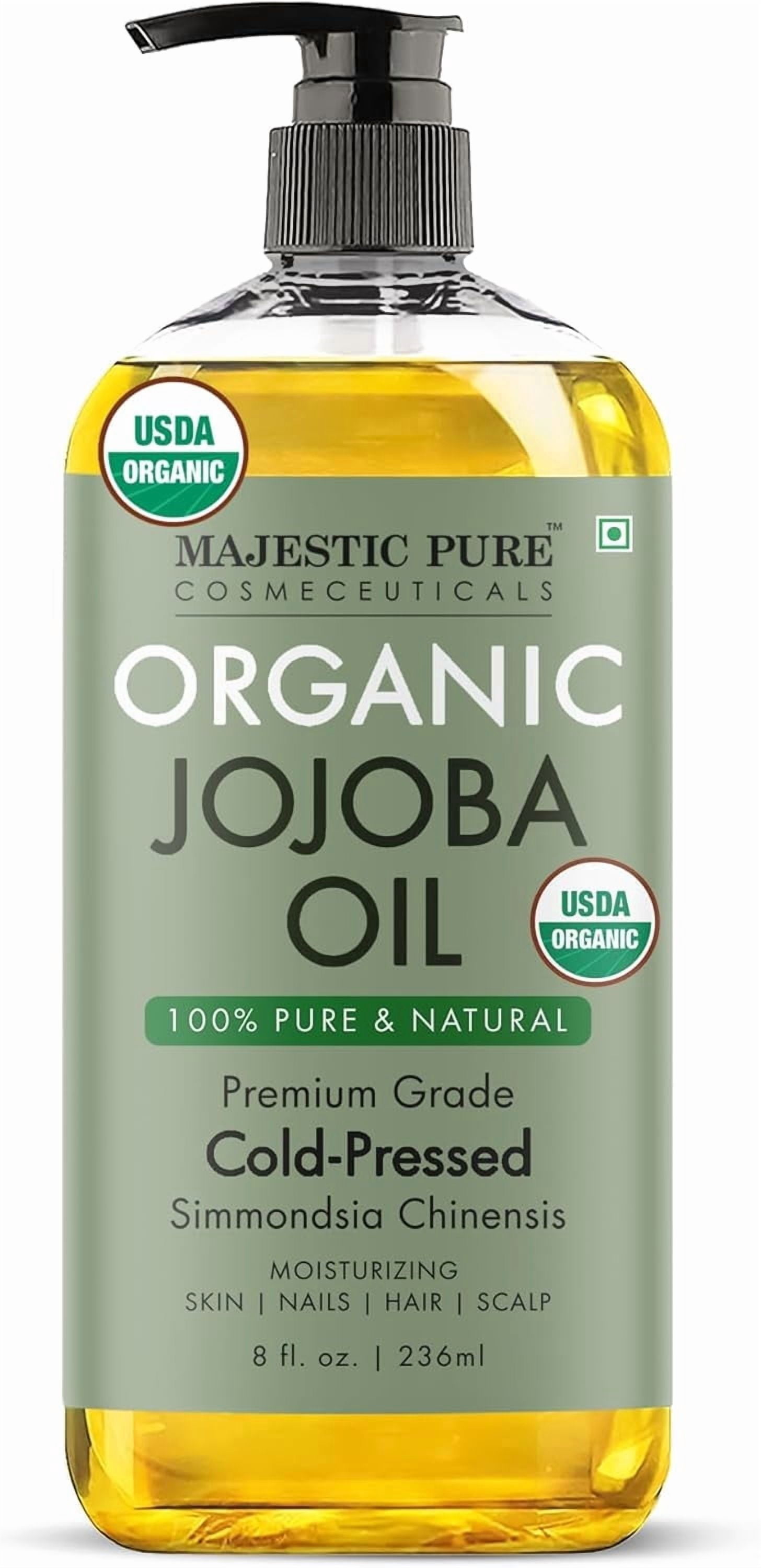 Majestic Pure, Jojoba Oil, 8 fl oz, 100% Pure and Natural - Walmart.com