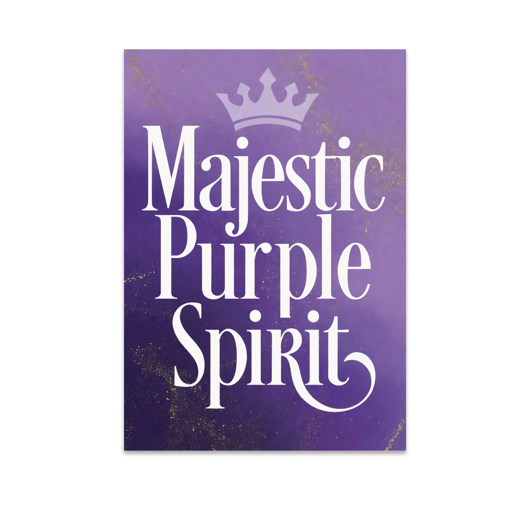 Majestic Purple Spirit Poster Print - Home Office Decor - 13x19 Poster ...