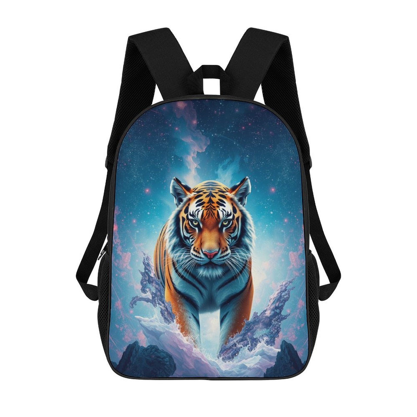 Majestic Tiger Cosmic Ocean Emerges Power Backpacks For Teenagers ...