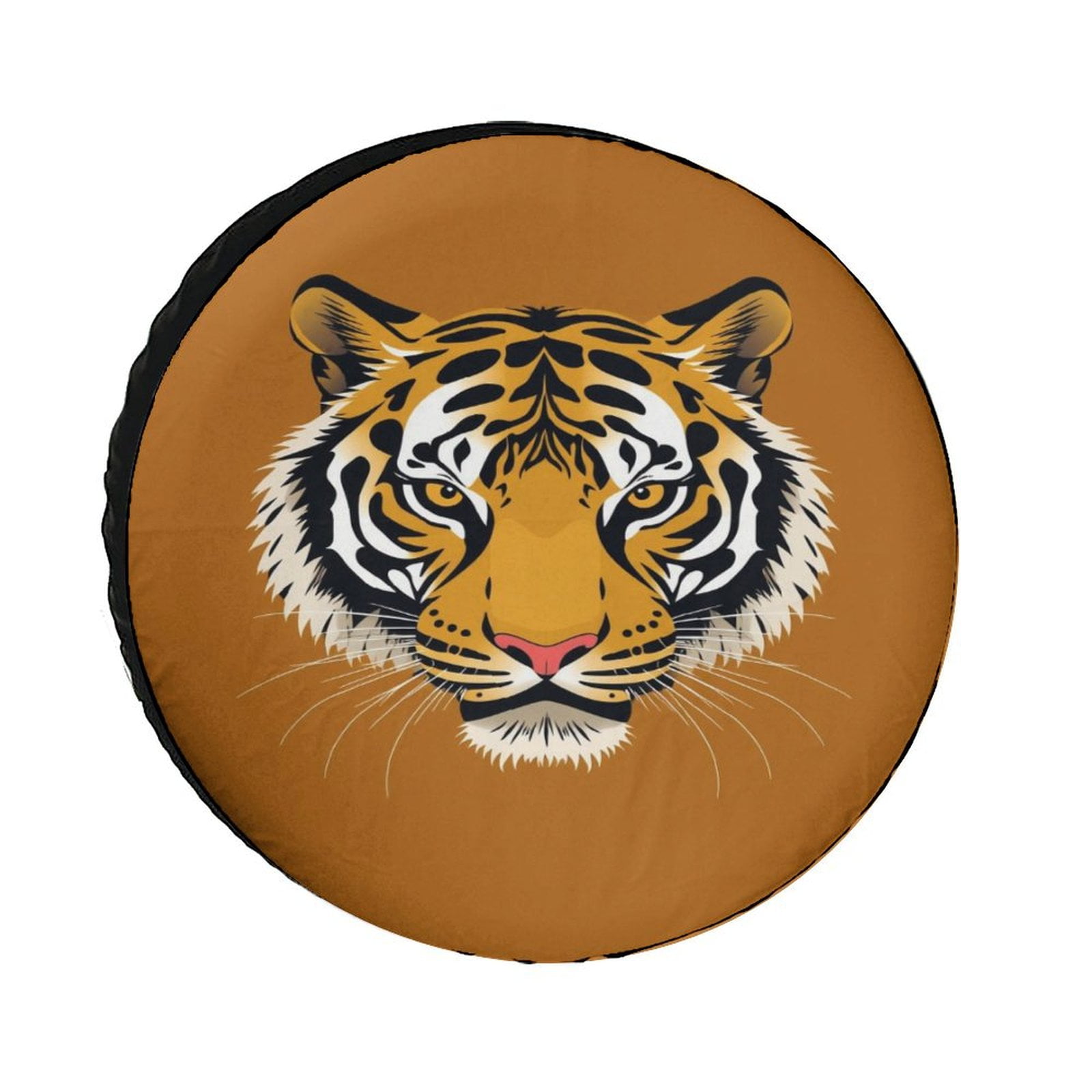 Majestic Tiger Head Portrait Art Spare Tire Cover Weatherproof Wheel ...