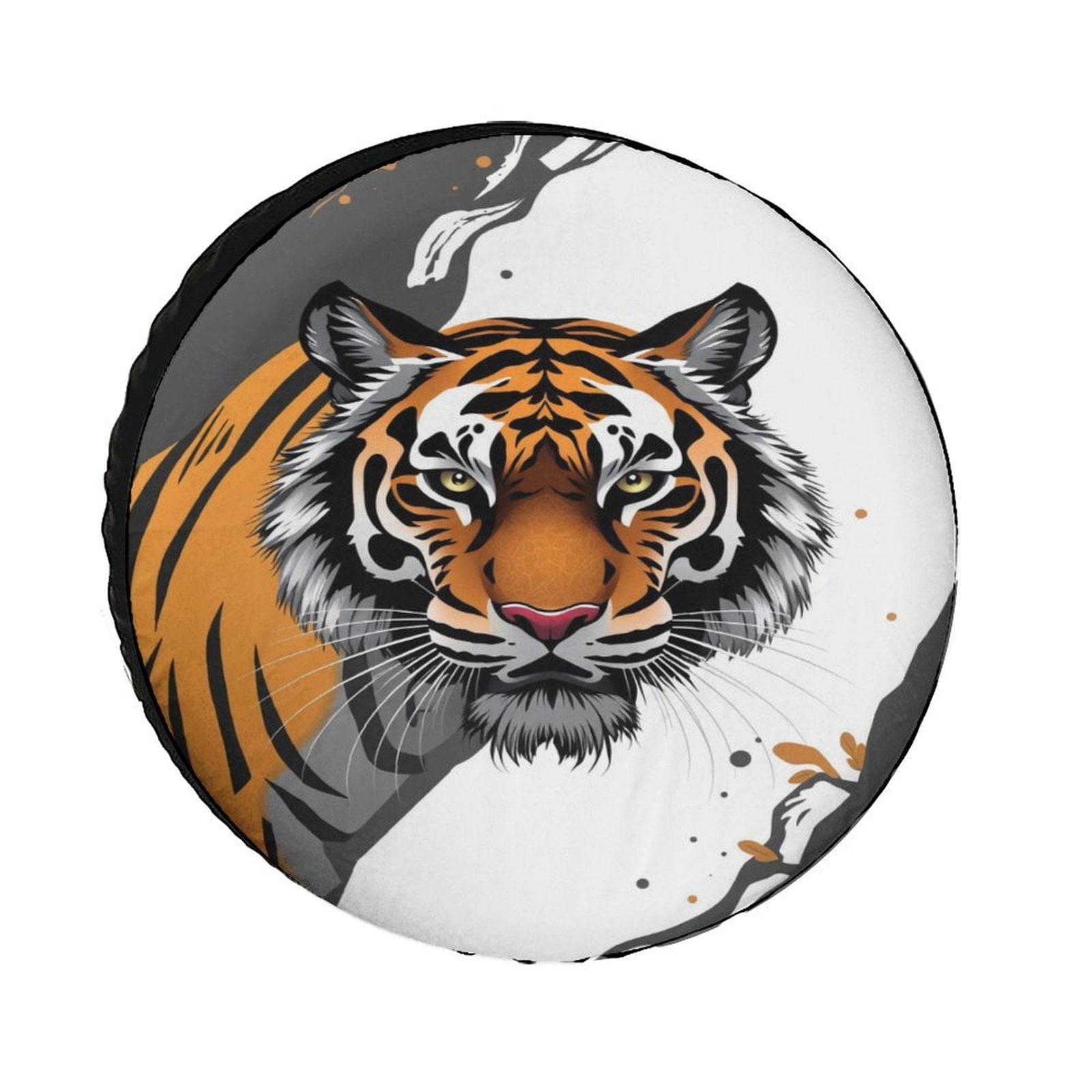Majestic Tiger Intense Gaze Powerful Predator Wildcat Art Spare Tire ...