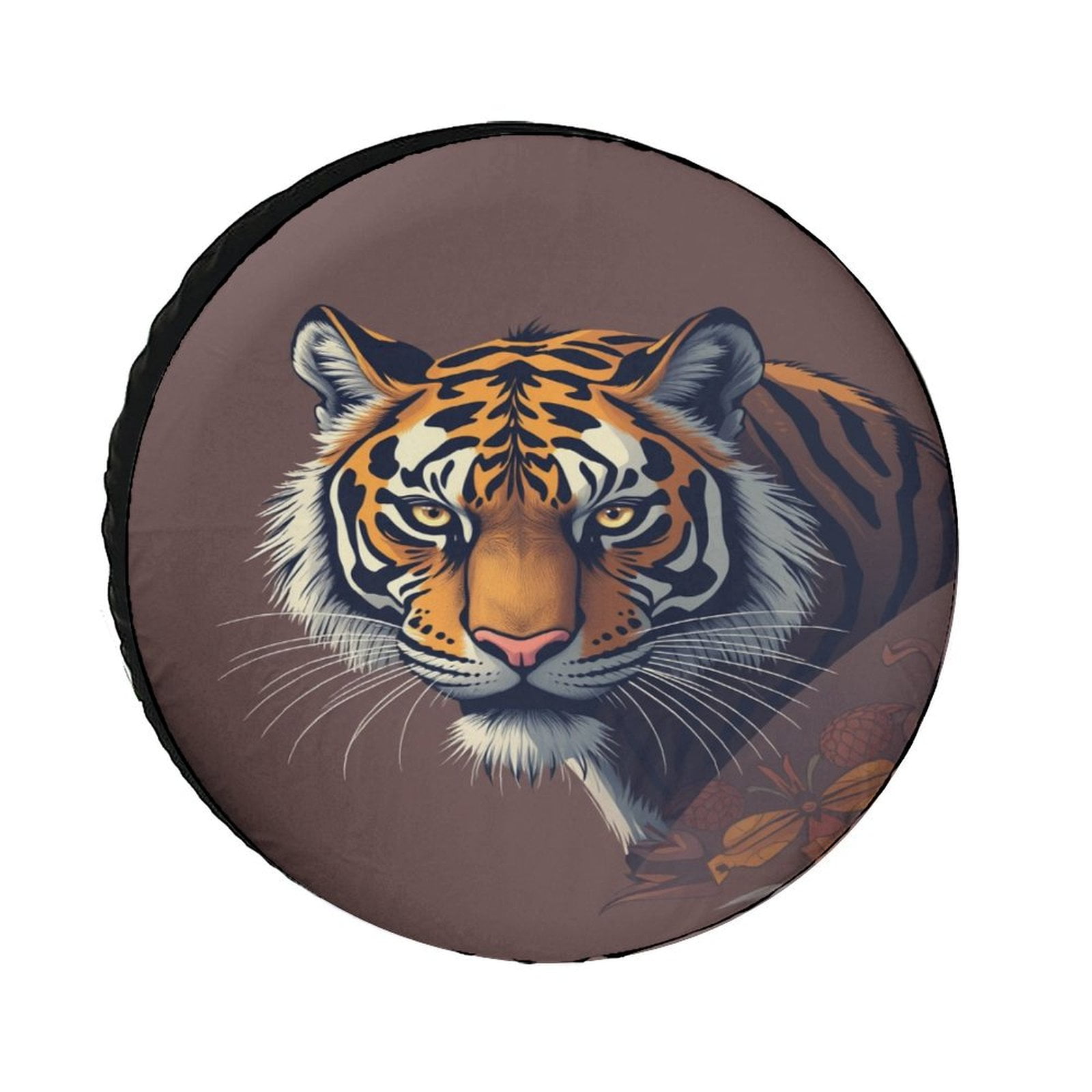 Majestic Tiger Intense Stare Wildlife Art Spare Tire Cover Weatherproof ...