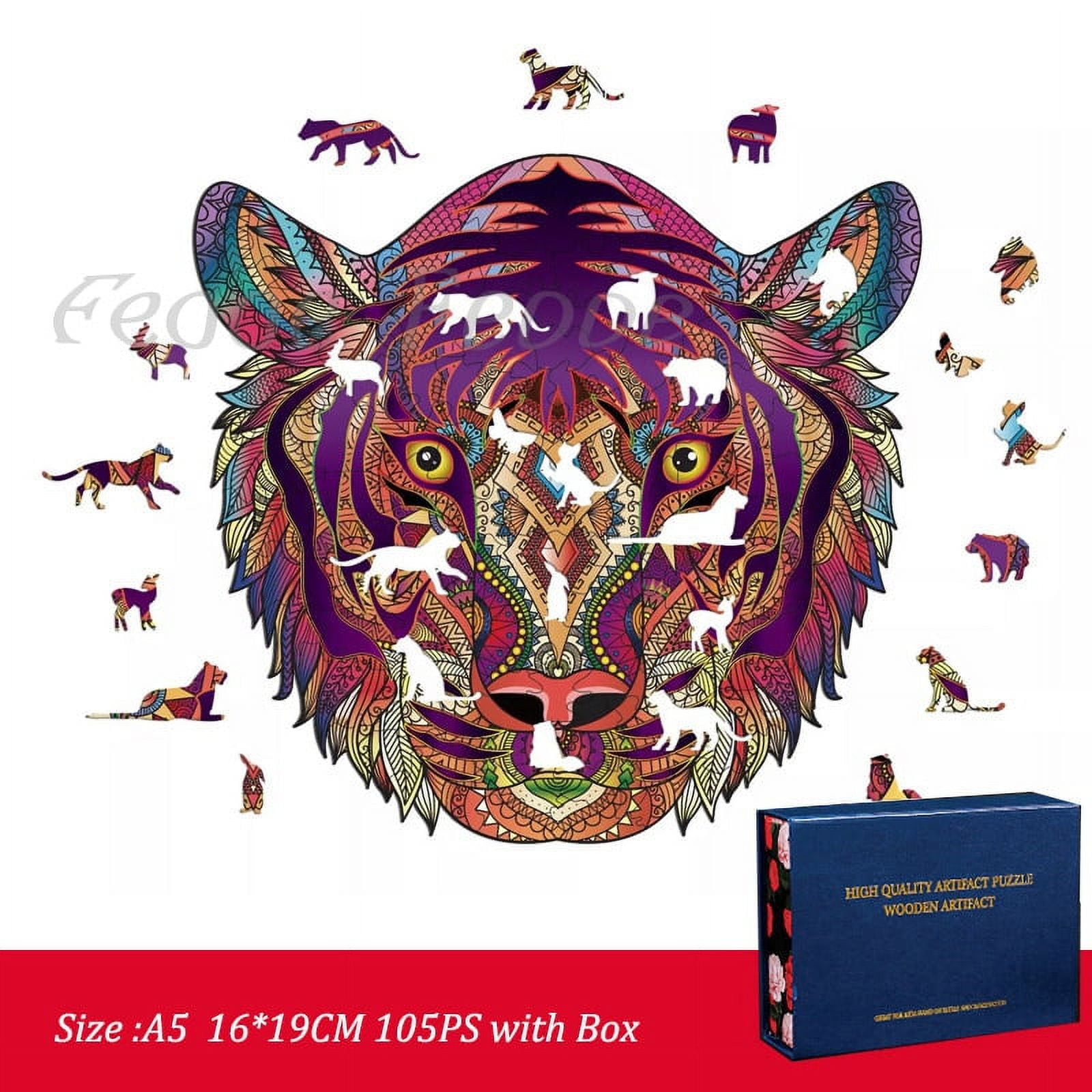 Majestic Tiger Puzzle Set - Embrace the Power of the Animal Kingdom in ...