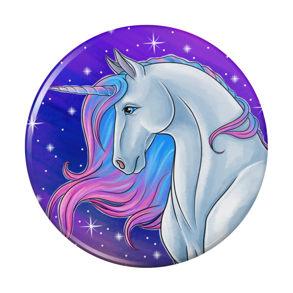 Majestic Unicorn Pink Purple Blue Kitchen Refrigerator Locker Button ...